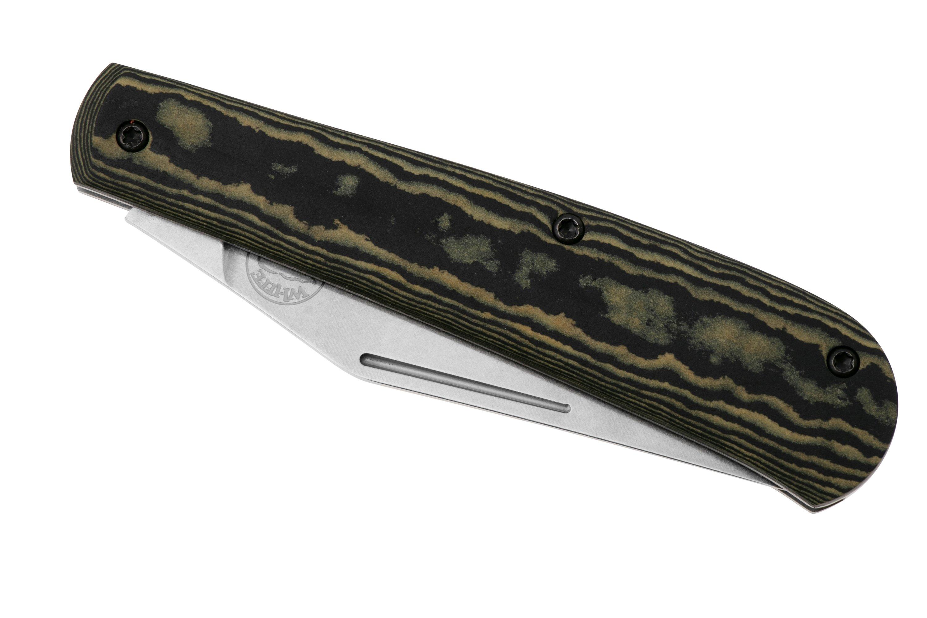 White River Knives Trailhead Trapper THT-RMB S35VN, Maple and Black ...