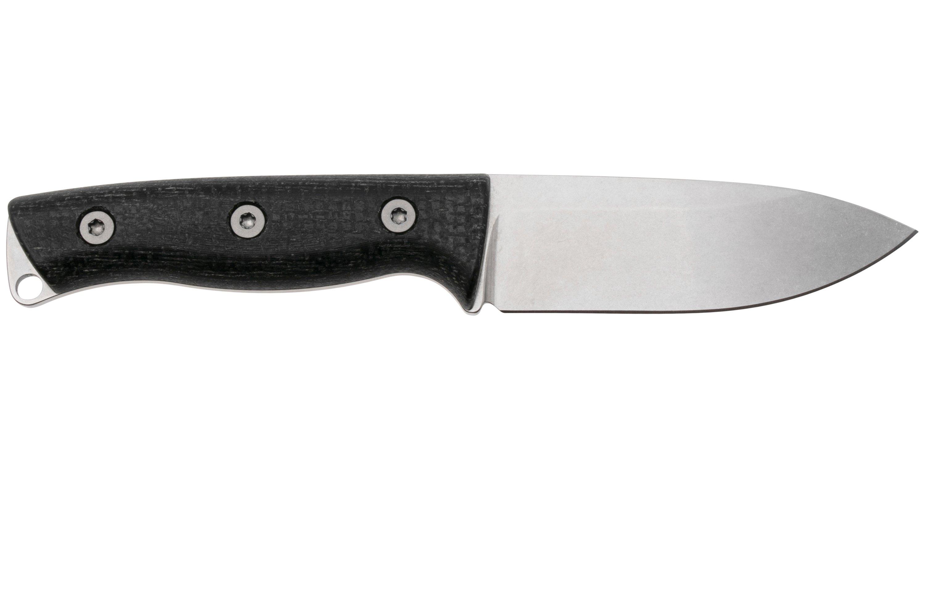 White River Knives Ursus Cub UR35-BBL CPM MagnaCut, Black Burlap ...