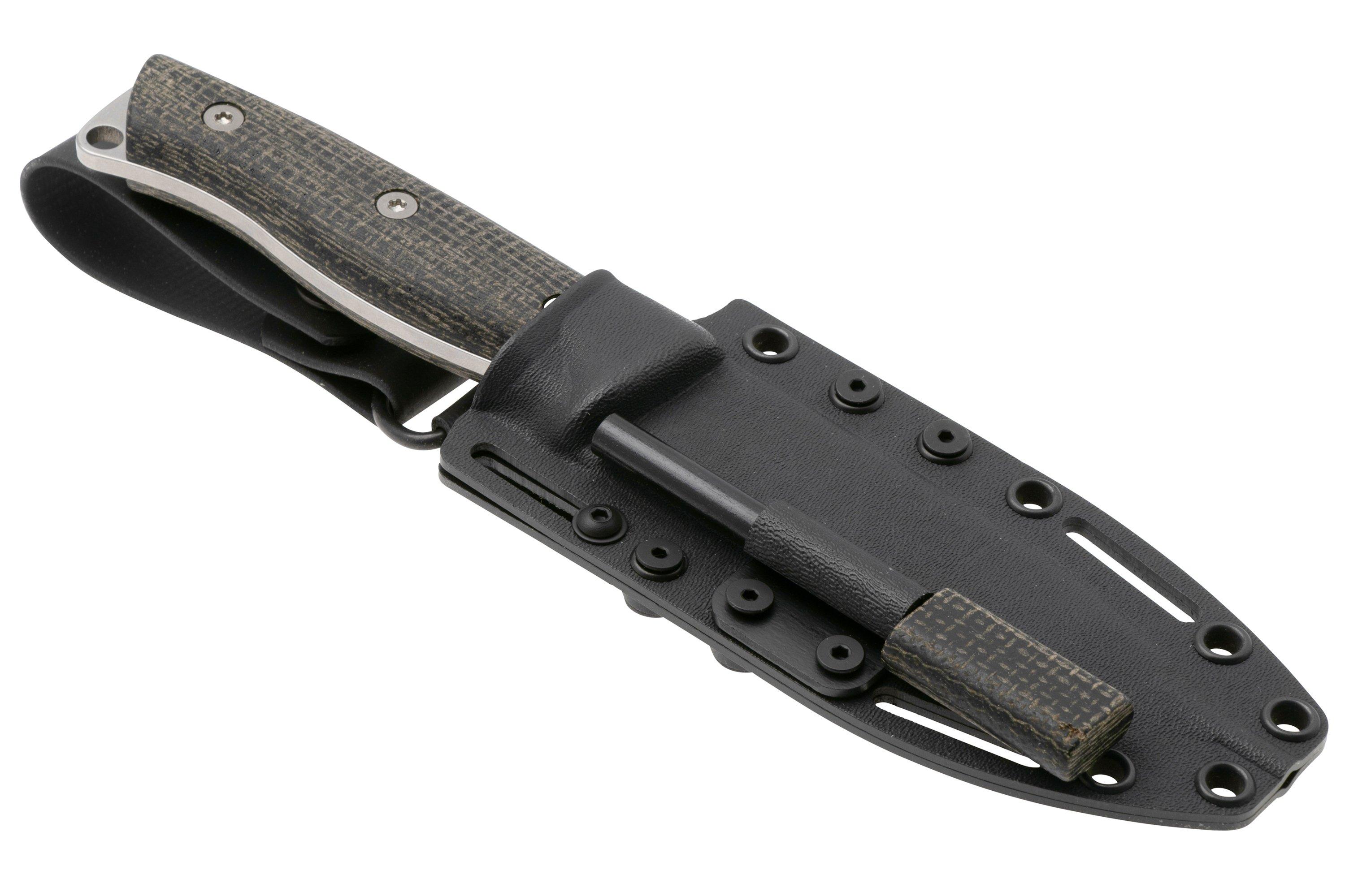 White River Knives Ursus 45 WRUR45-BBL-MAG, Stonewashed MagnaCut, Black ...