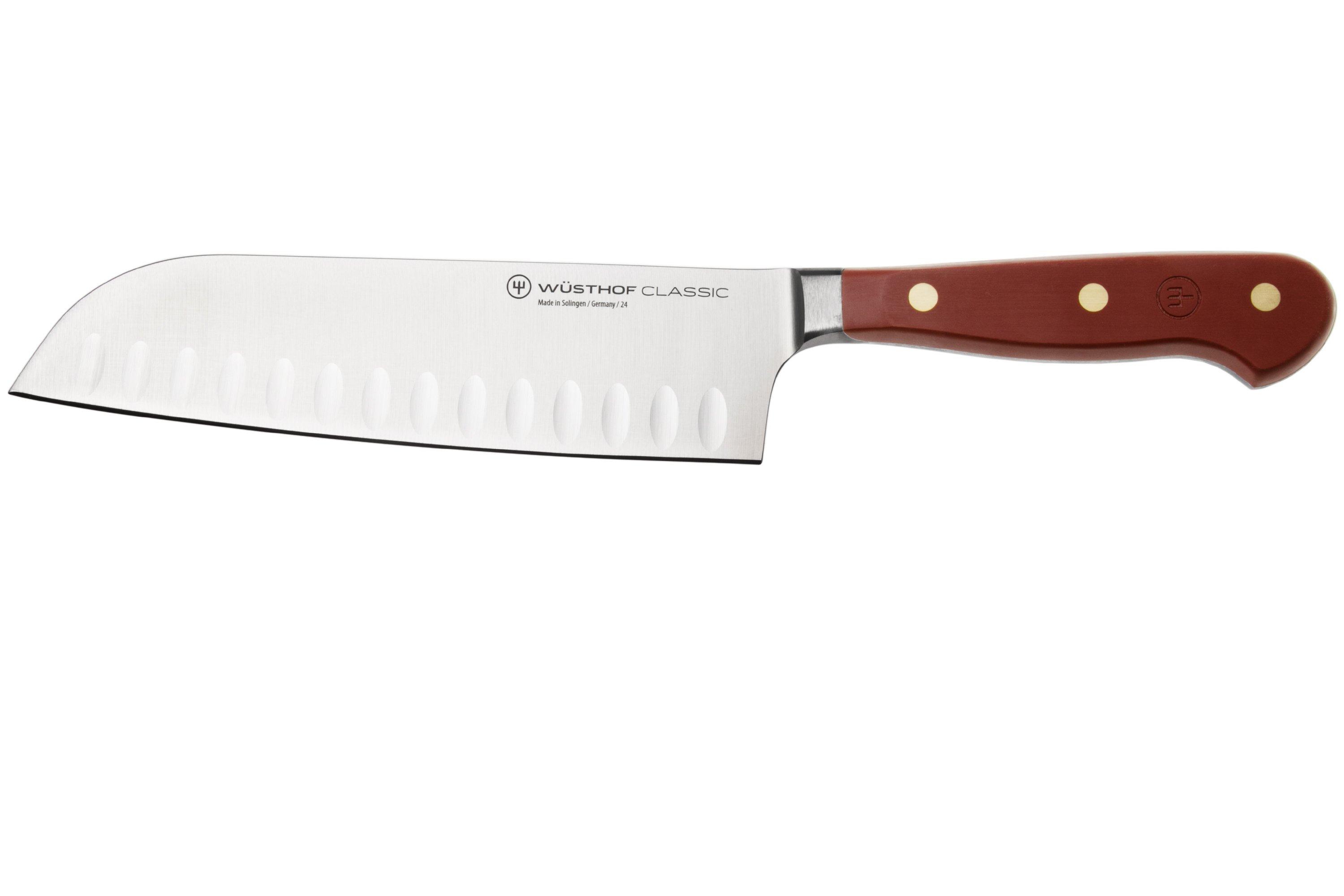 Wüsthof Classic Color Tasty Sumac 1061731717 santoku met kuiltjes, 17 ...