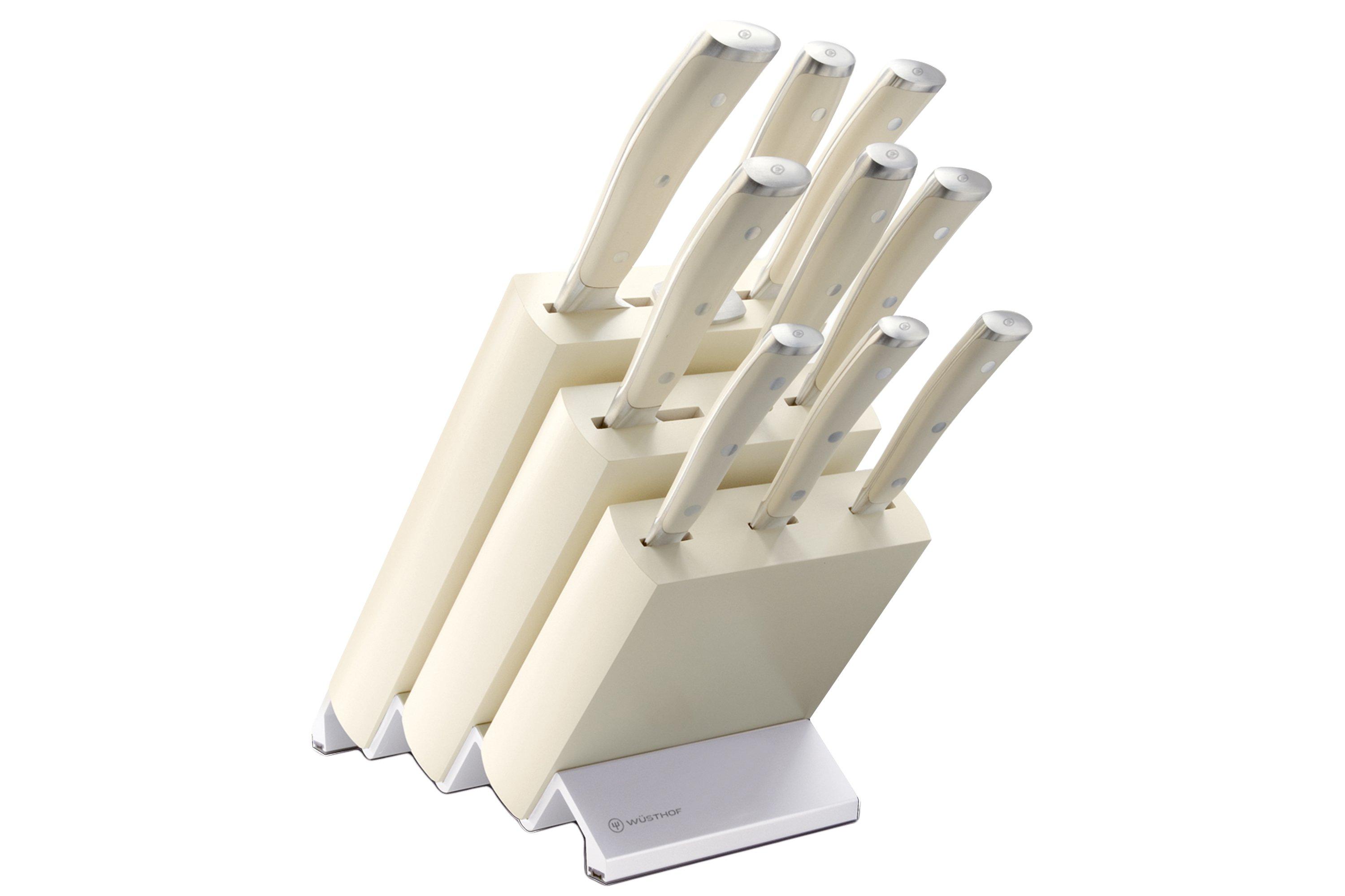 Wusthof Classic Ikon Wit, 1090470902, 10-delige messenset met blok ...