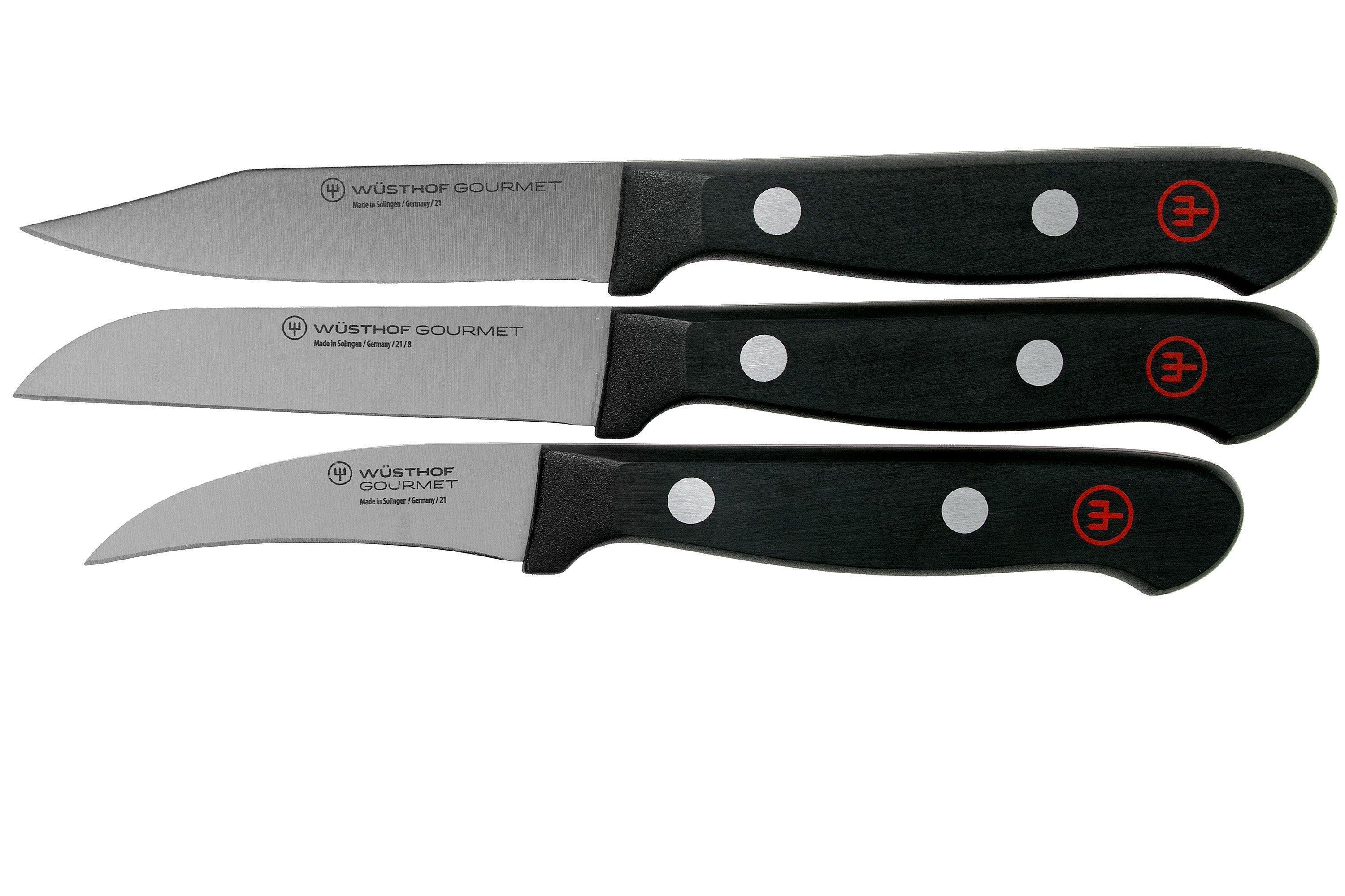 Wüsthof Gourmet 3-piece vegetable knife set, 1125060310 ...