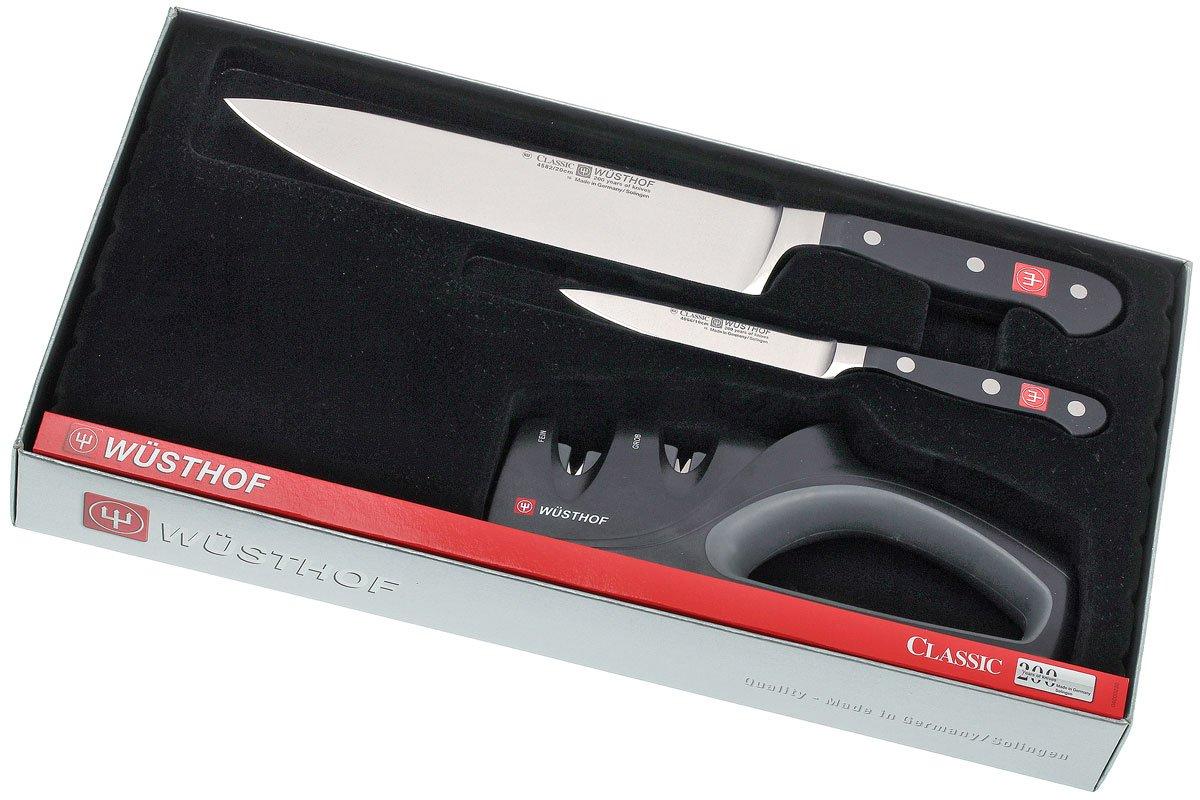 Wüsthof Classic Messenset en -slijper, 9608/5 | Voordelig kopen bij ...