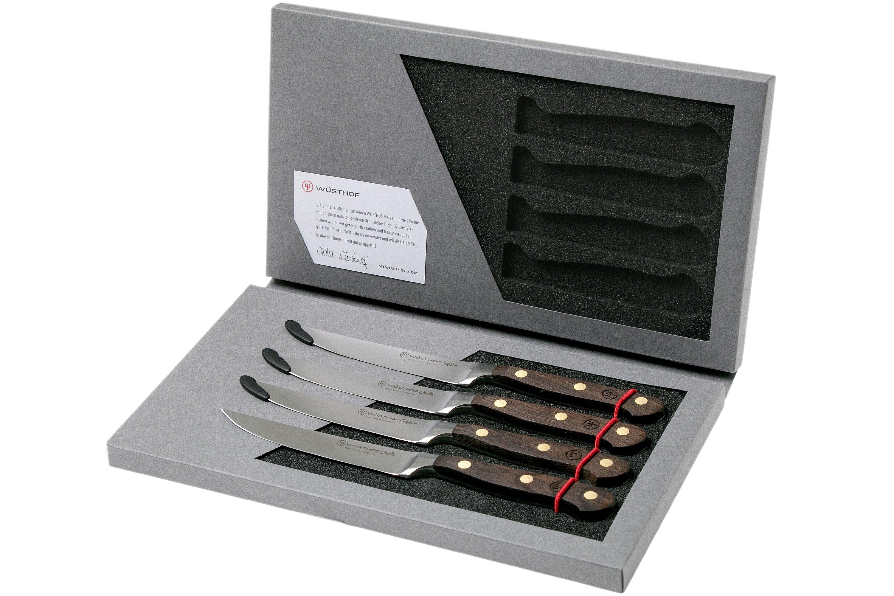 Wüsthof Crafter steak knife set 4-piece, 9738 | Advantageously shopping ...