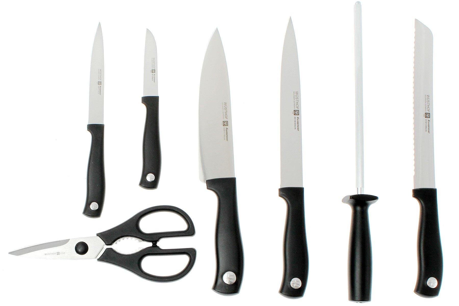 Wüsthof Silverpoint 7-Piece Knife Block Set 9864 | Advantageously ...