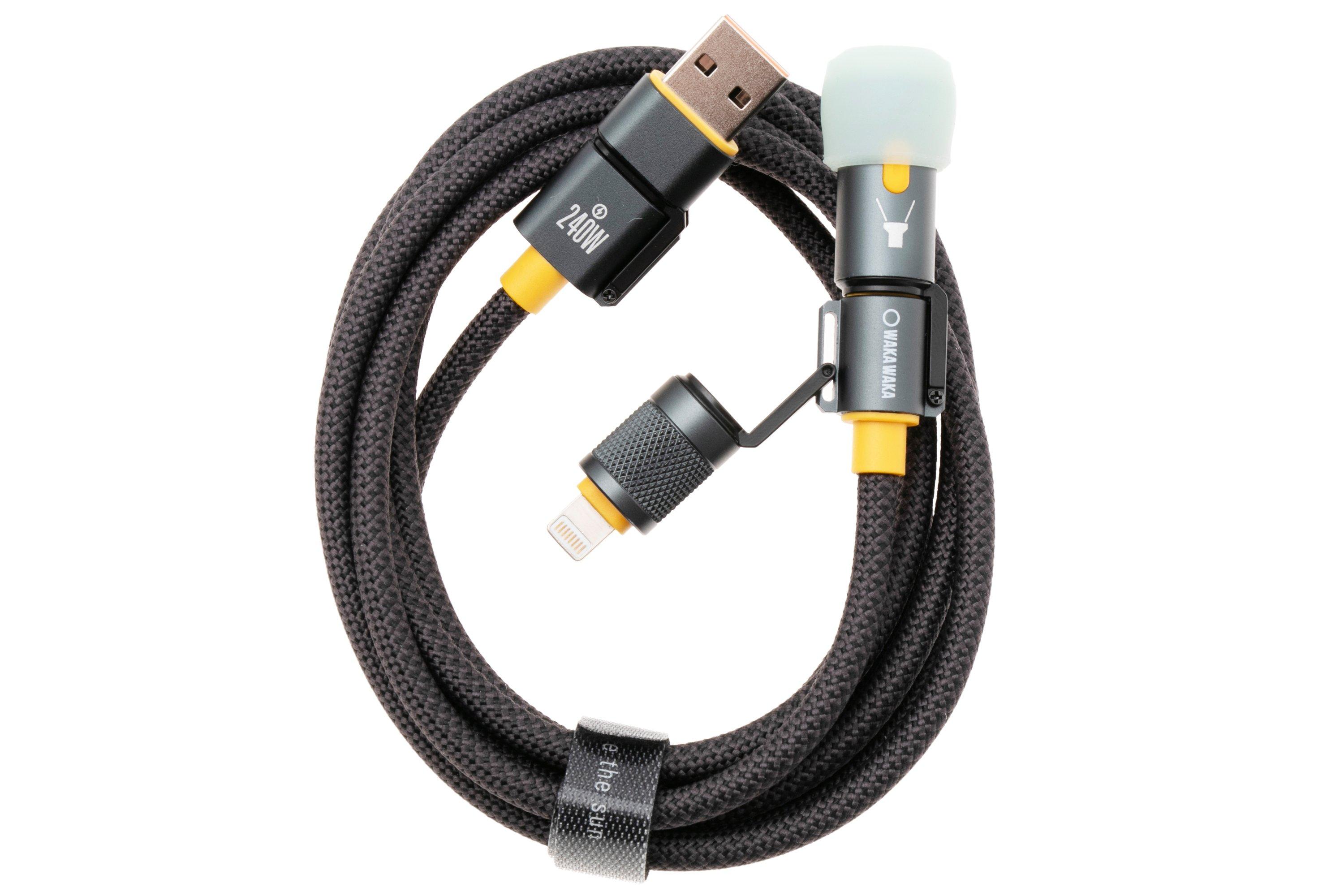 WakaWaka Connect PRO Multiplug USB Cable CP0-032501, travel cable ...