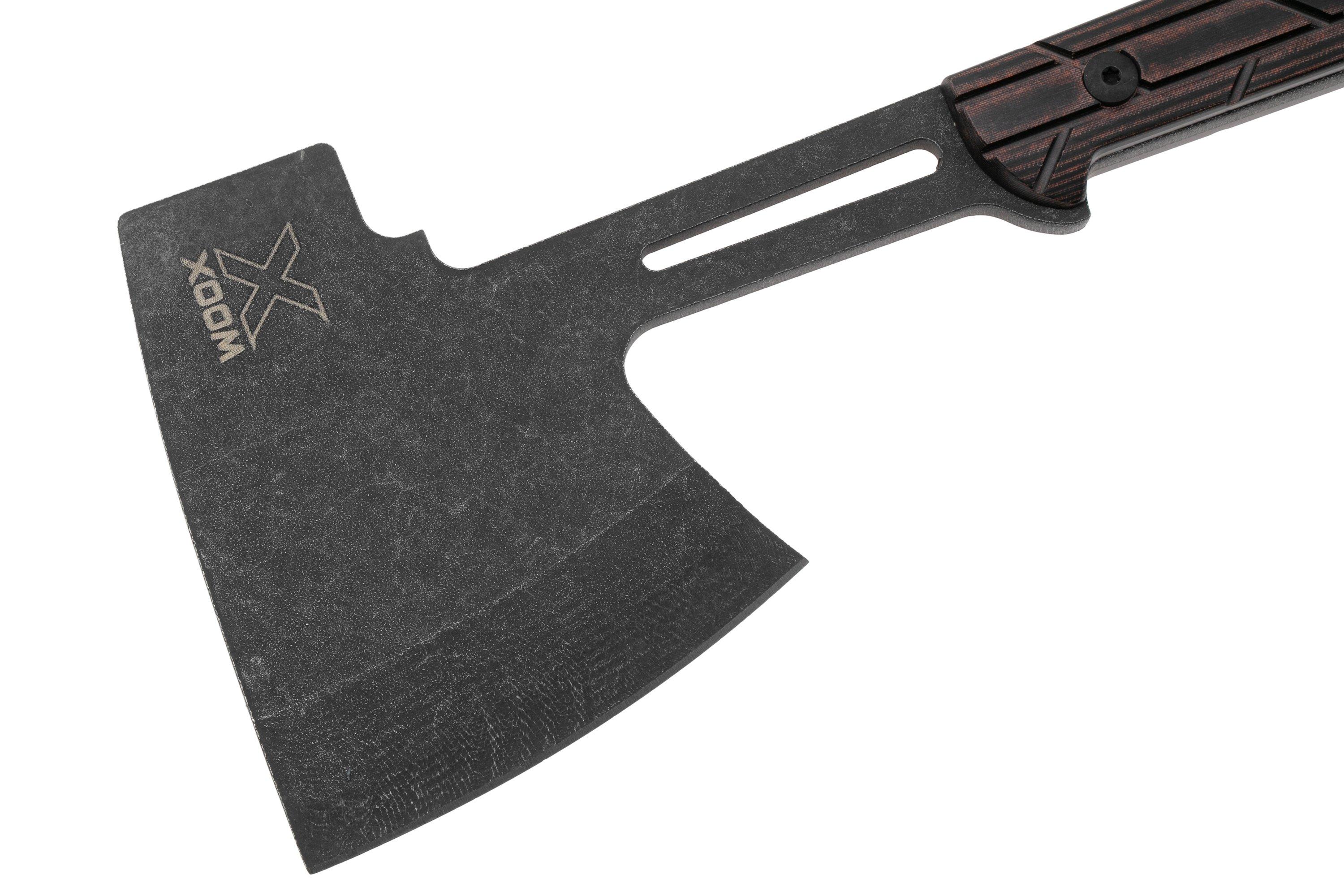 WOOX TERRA Hunting Axe, Micarta X-Grip Brown, hand axe | Advantageously ...