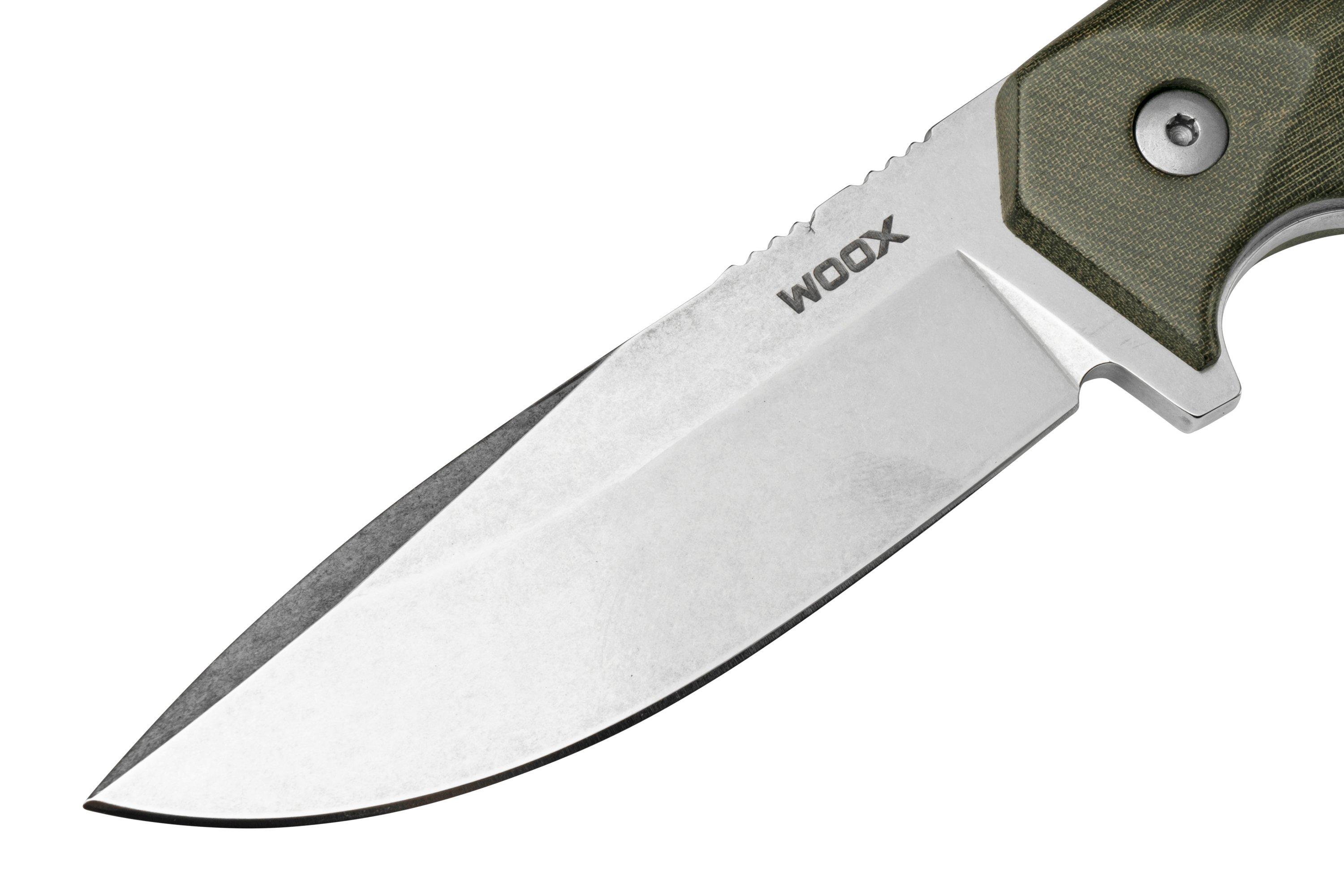 WOOX Rock 62 BUKNF00107 Micarta Plain, fixed knife | Advantageously ...