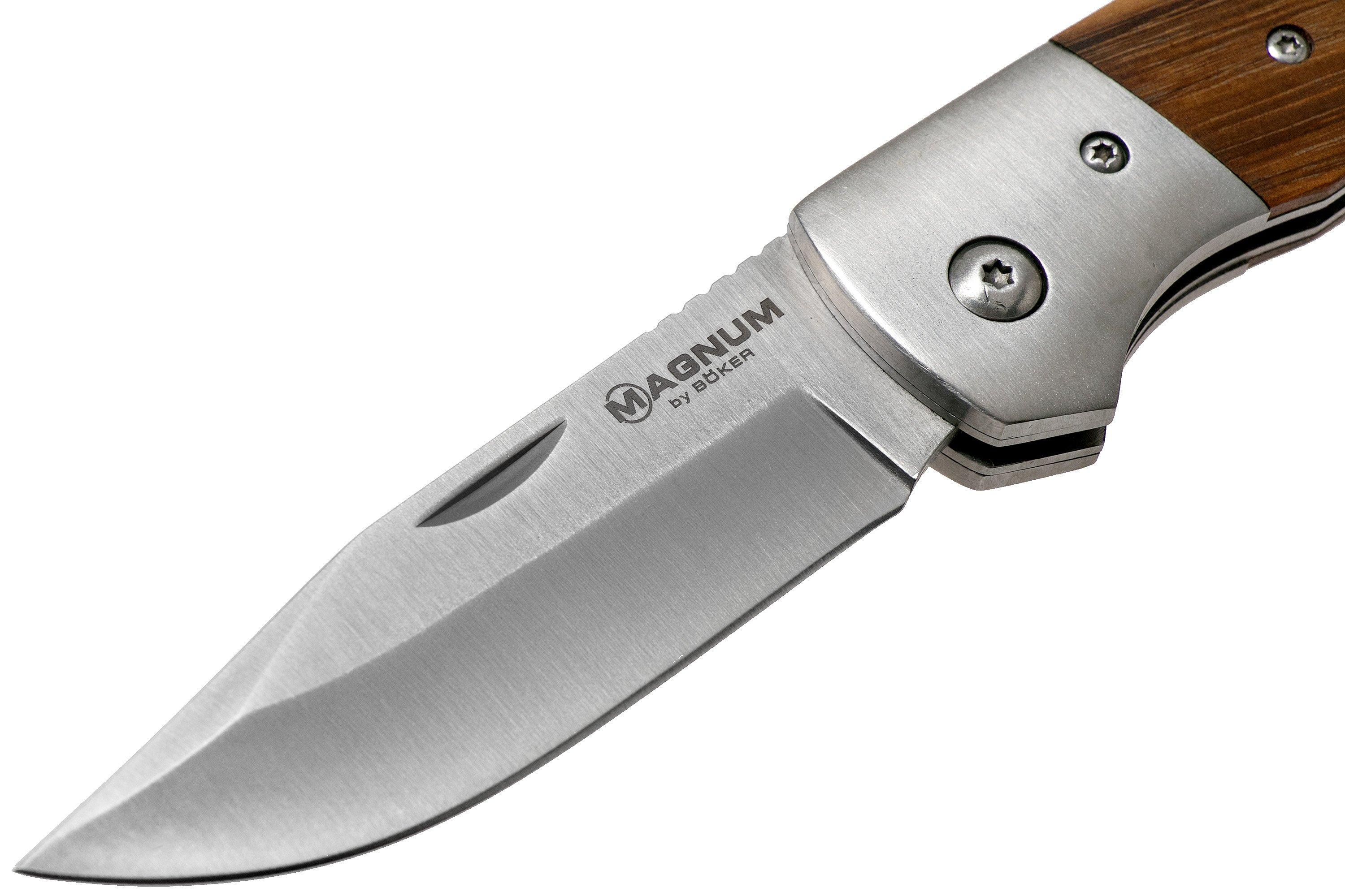 Böker Magnum Rustic 01SC075 pocket knife with Knivesandtools strop ...