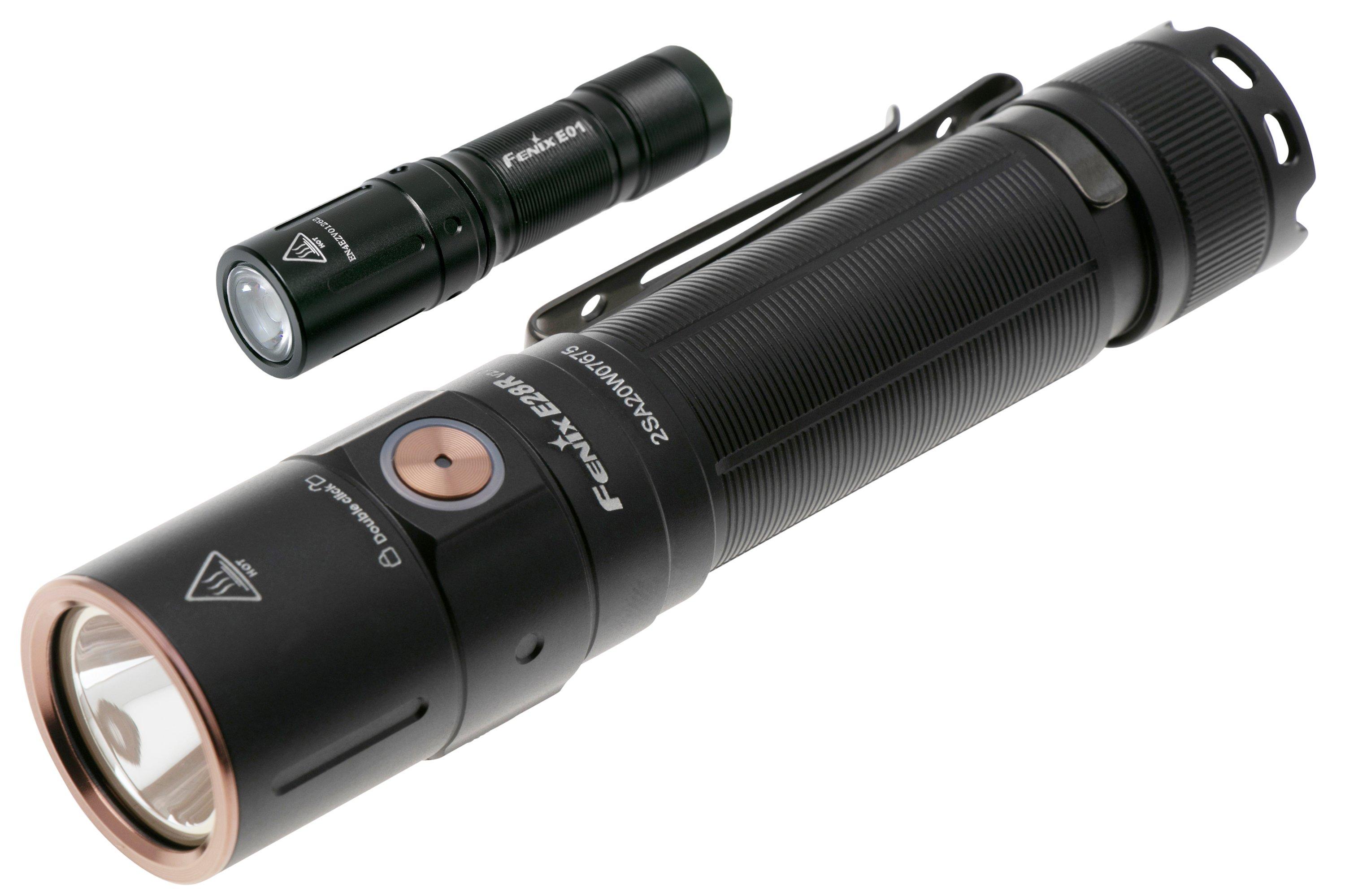 Fenix E28R V2.0 EDC flashlight with FREE Fenix E01 V2.0 keychain torch ...