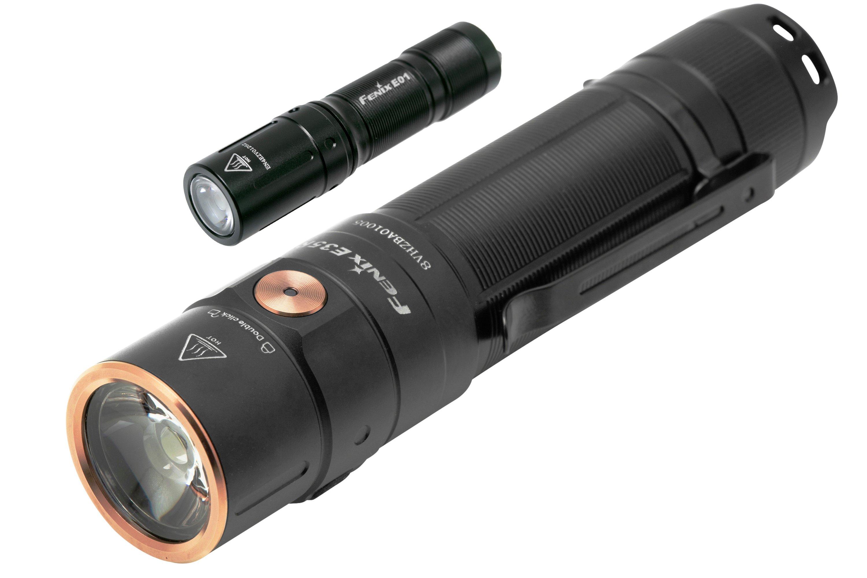 Fenix E35R EDC flashlight with FREE Fenix E01 V2.0 keychain torch ...