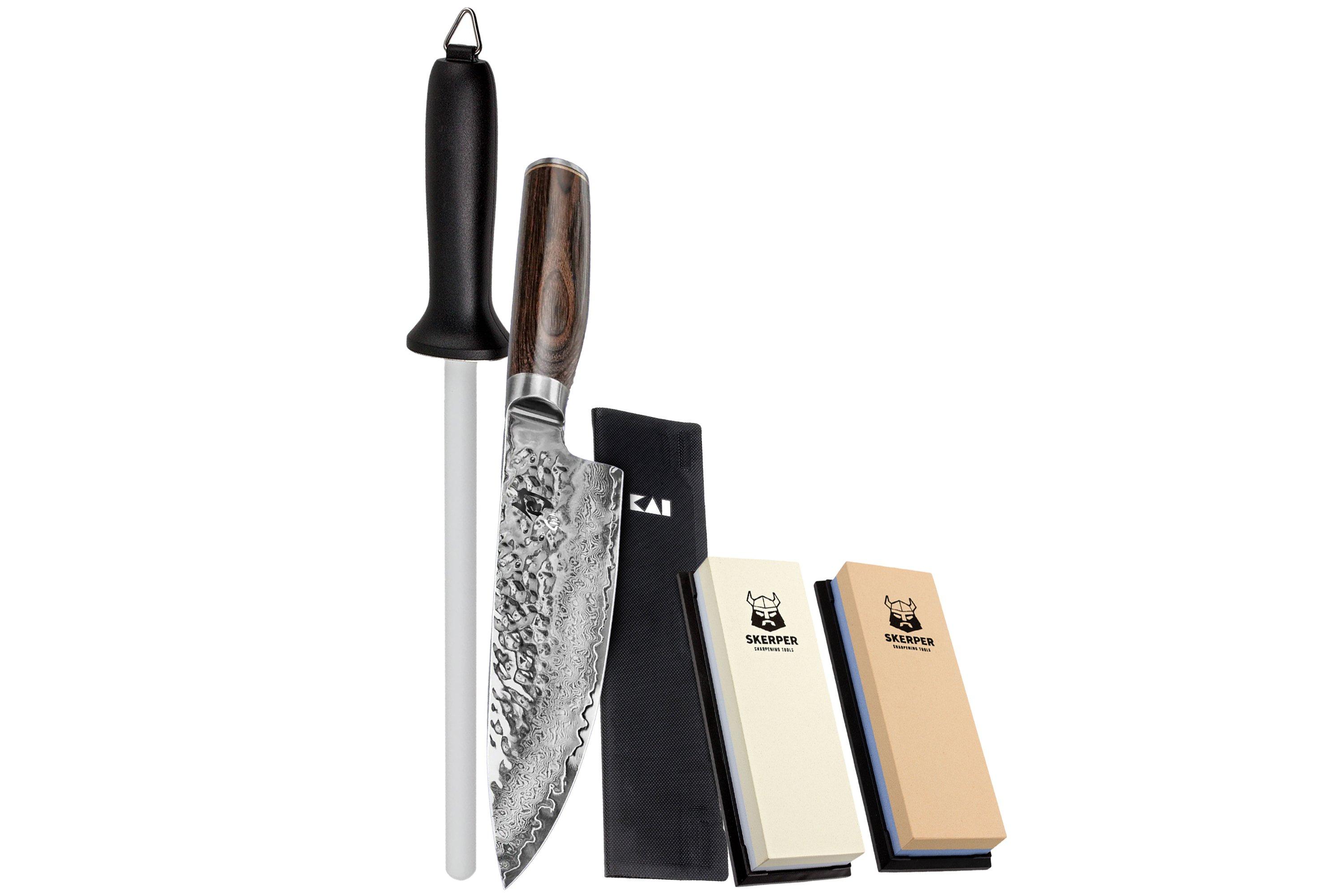 Kai Shun Premier Tim Mälzer DM1706 chef's knife with sharpening set and ...