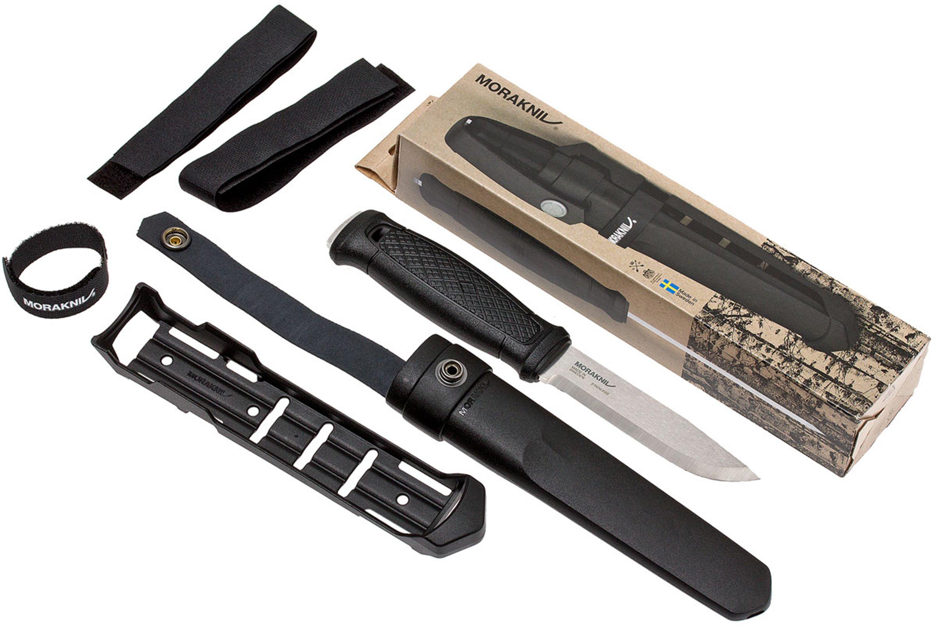 Morakniv Garberg Multimount con kit de supervivencia y piedra de afilar ...