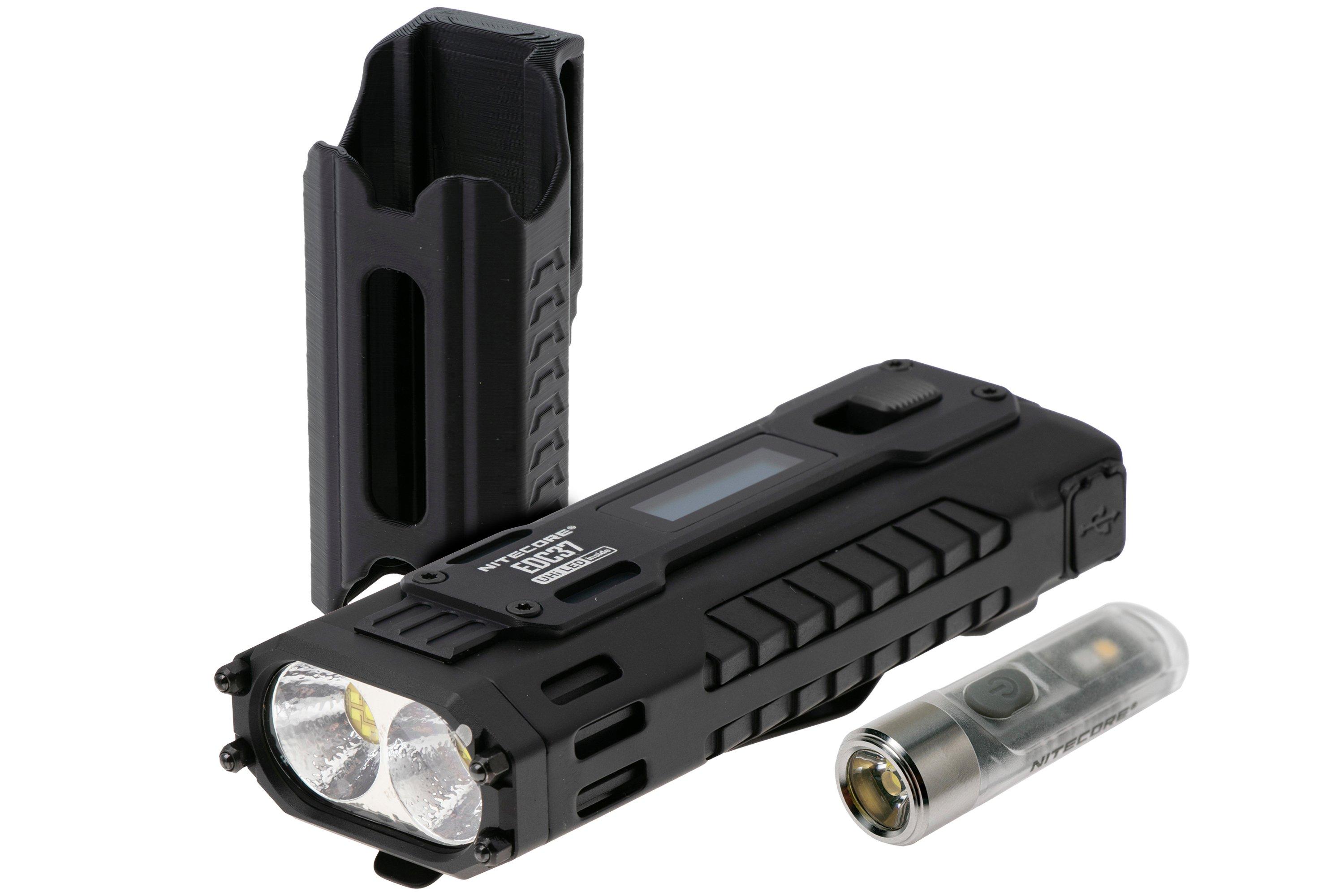 Nitecore EDC37 avec Nitecore Tiki et étui | Achetez à prix avantageux ...