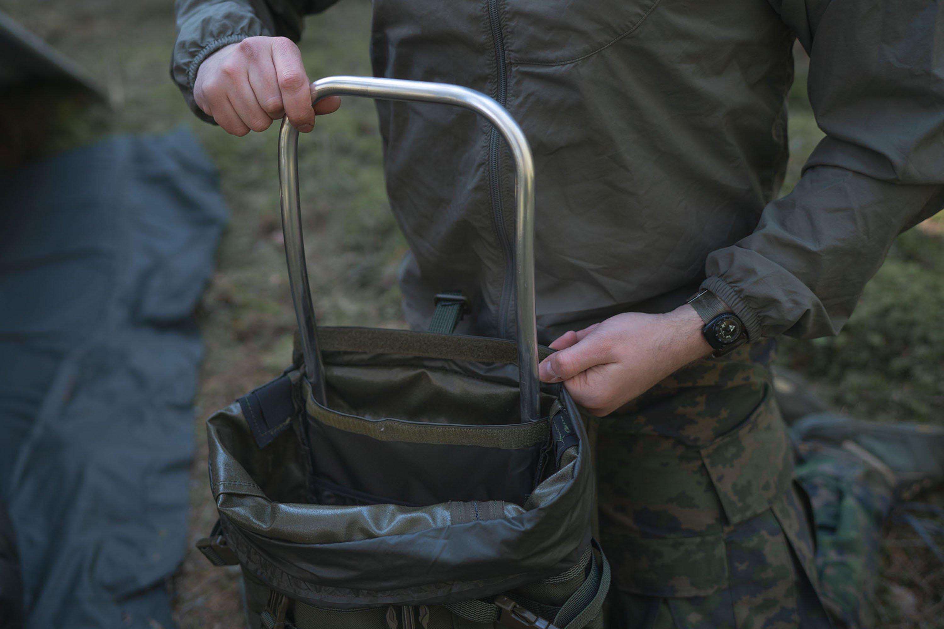 Savotta Jääkäri M Green, sac à dos, 30 Litres avec cadre en aluminium ...