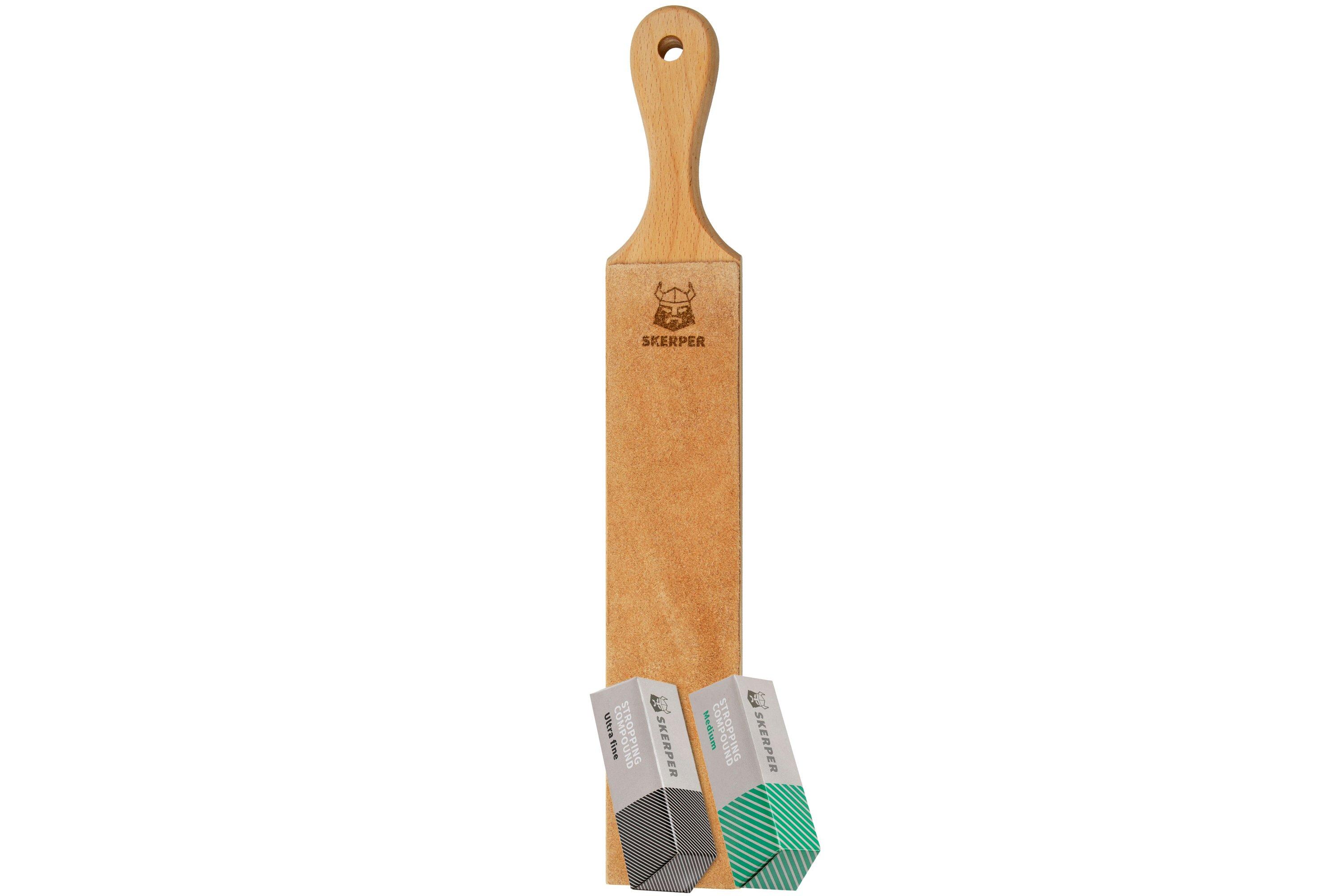 Skerper Stropping paddle avec 2 Stropping Compounds | Achetez à prix ...