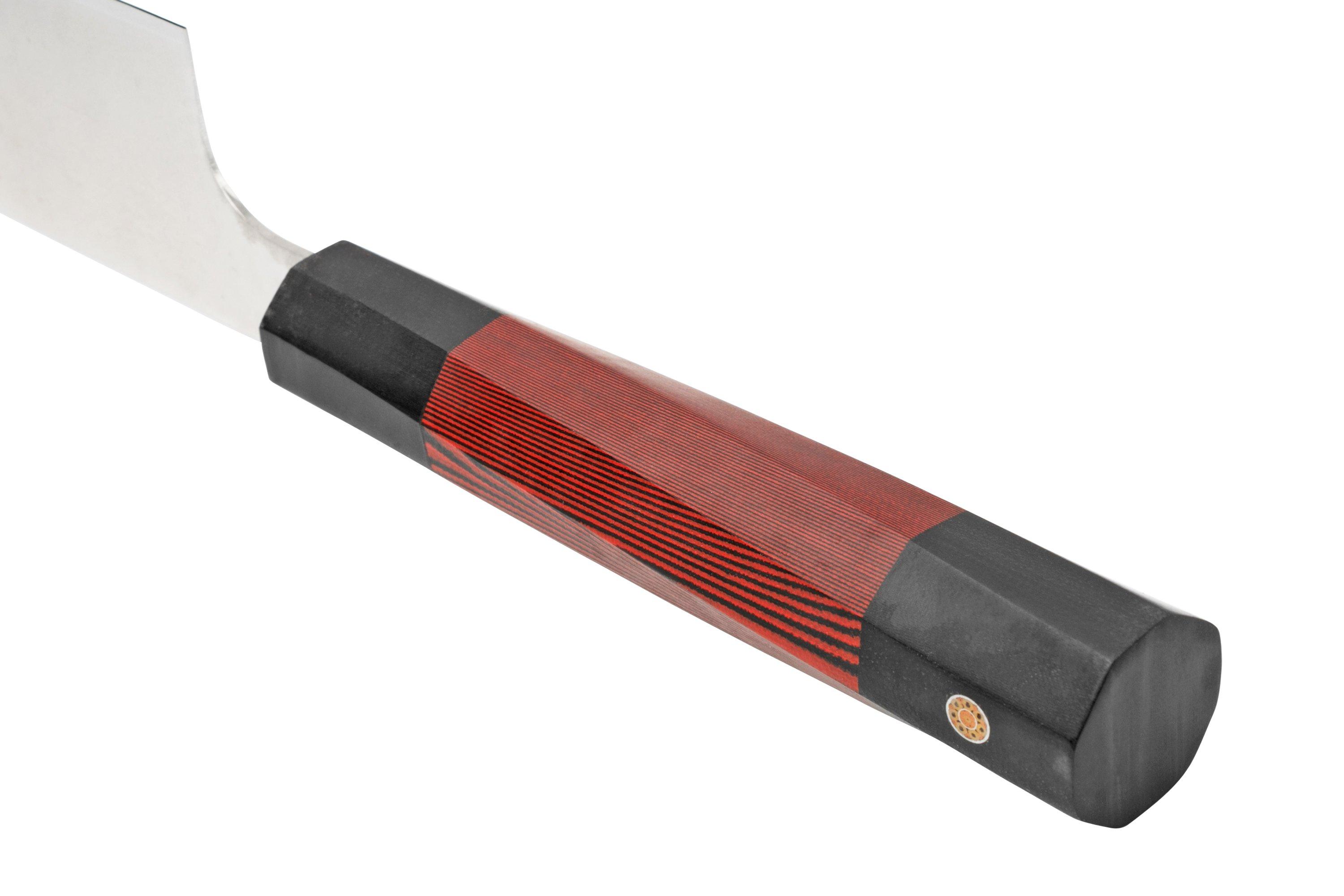 Xin Cutlery XinCare XC104 utility knife, black and red G10, 18 cm ...