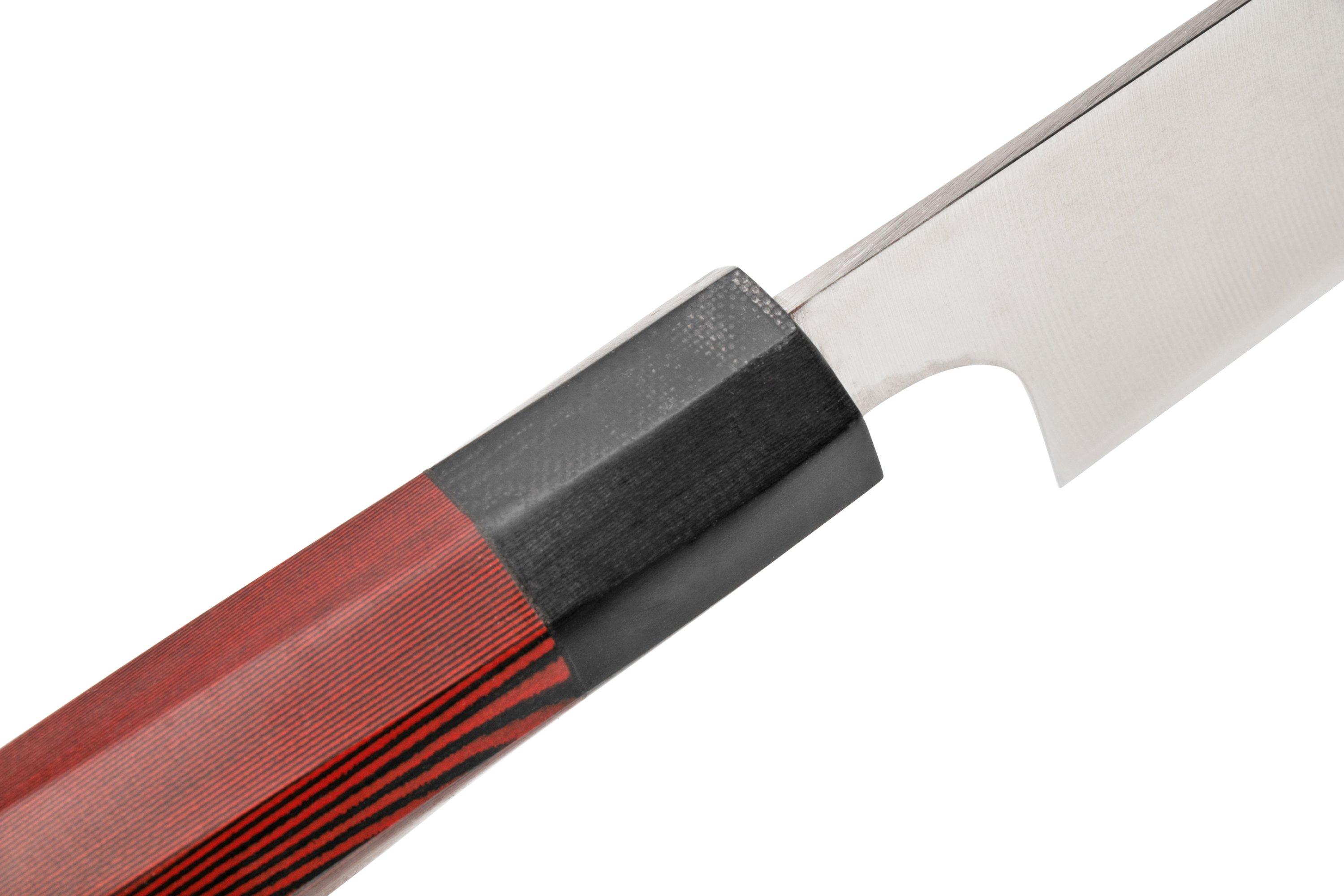 Xin Cutlery XinCare XC104 utility knife, black and red G10, 18 cm ...
