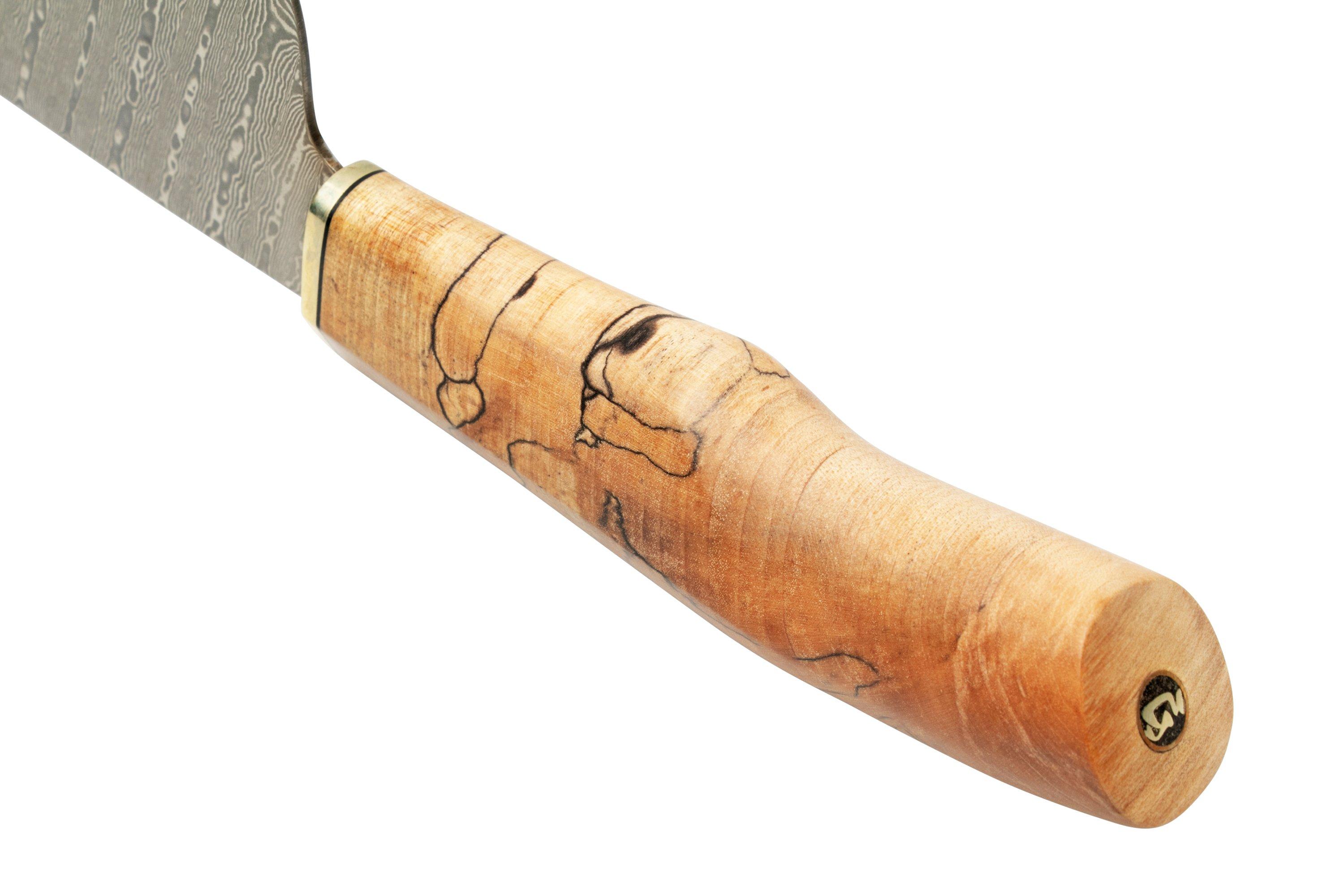 Xin Cutlery XinCraft XC130 chef's knife damascus spalted maple 20 cm ...