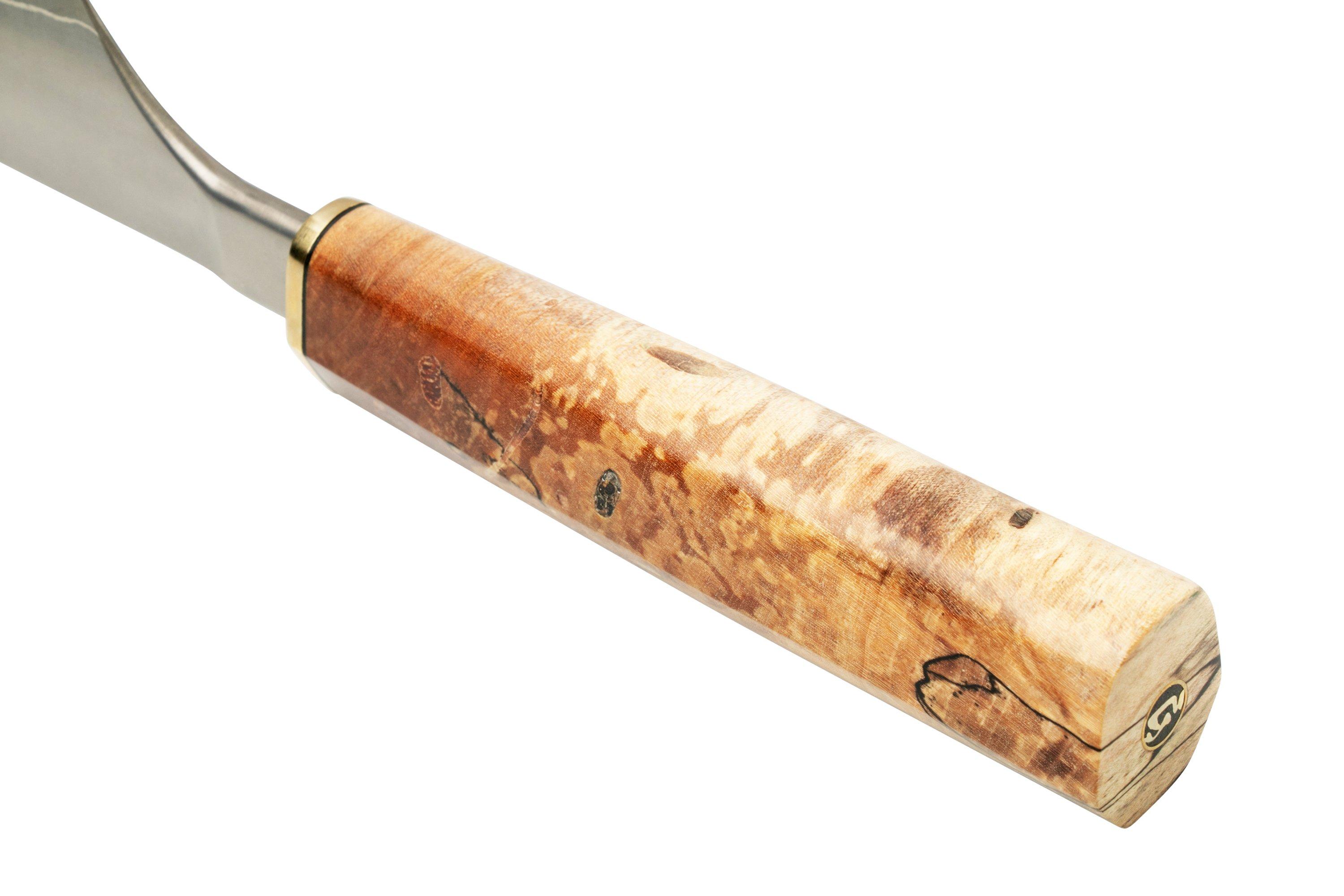 Xin Cutlery XinCraft XC135 chef's knife San Mai spalted maple 21.5 cm ...