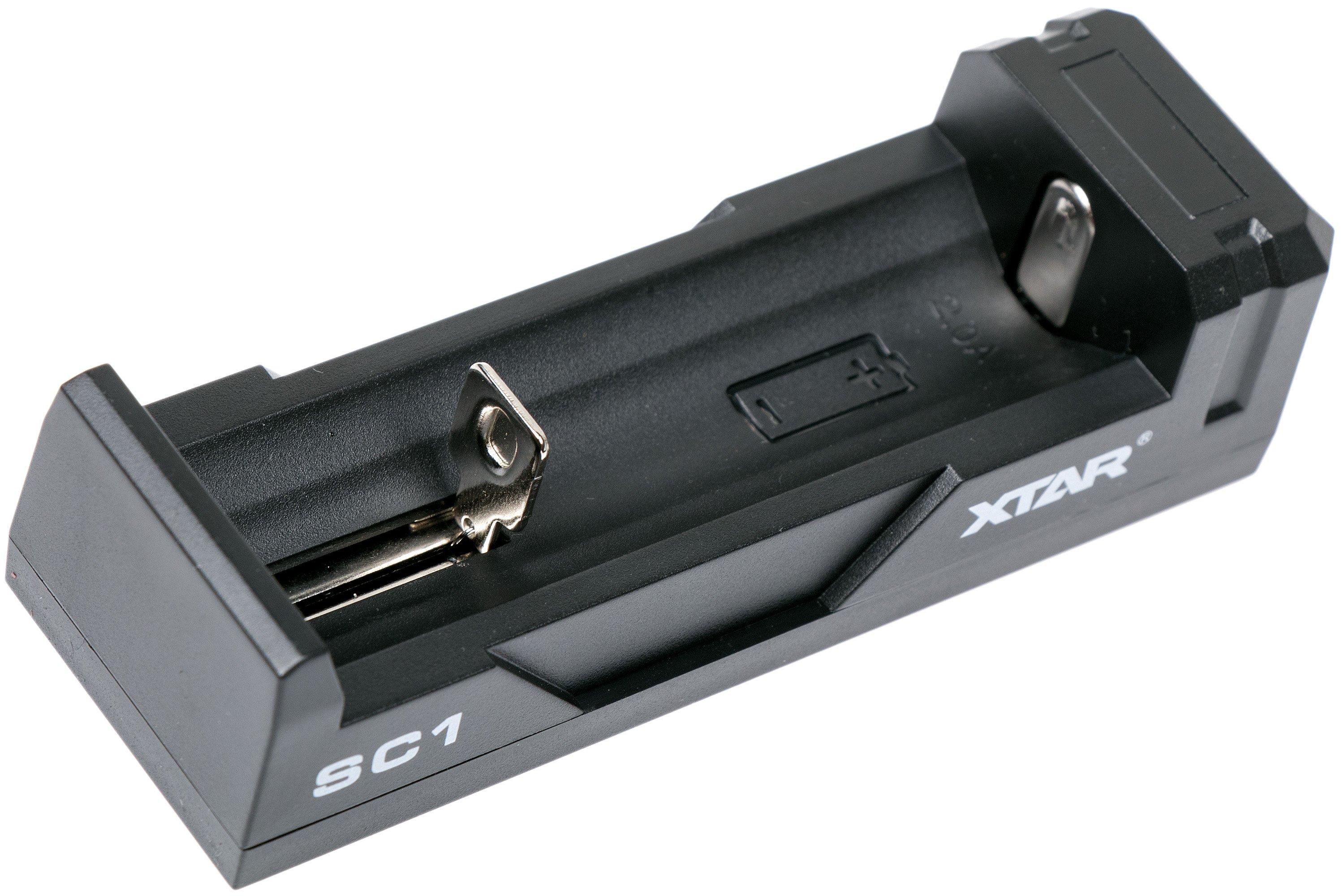 Xtar SC1 battery charger for, amongst others, 18650 and 26650 batteries ...