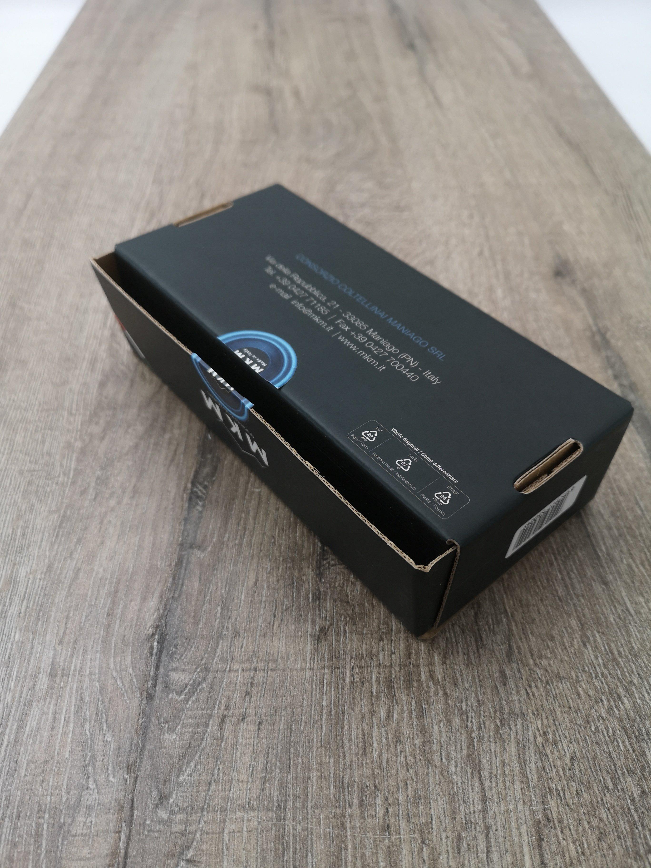 MKM Maximo MM-BCT Black Canvas Micarta pocket knife, Bob Terzuola ...