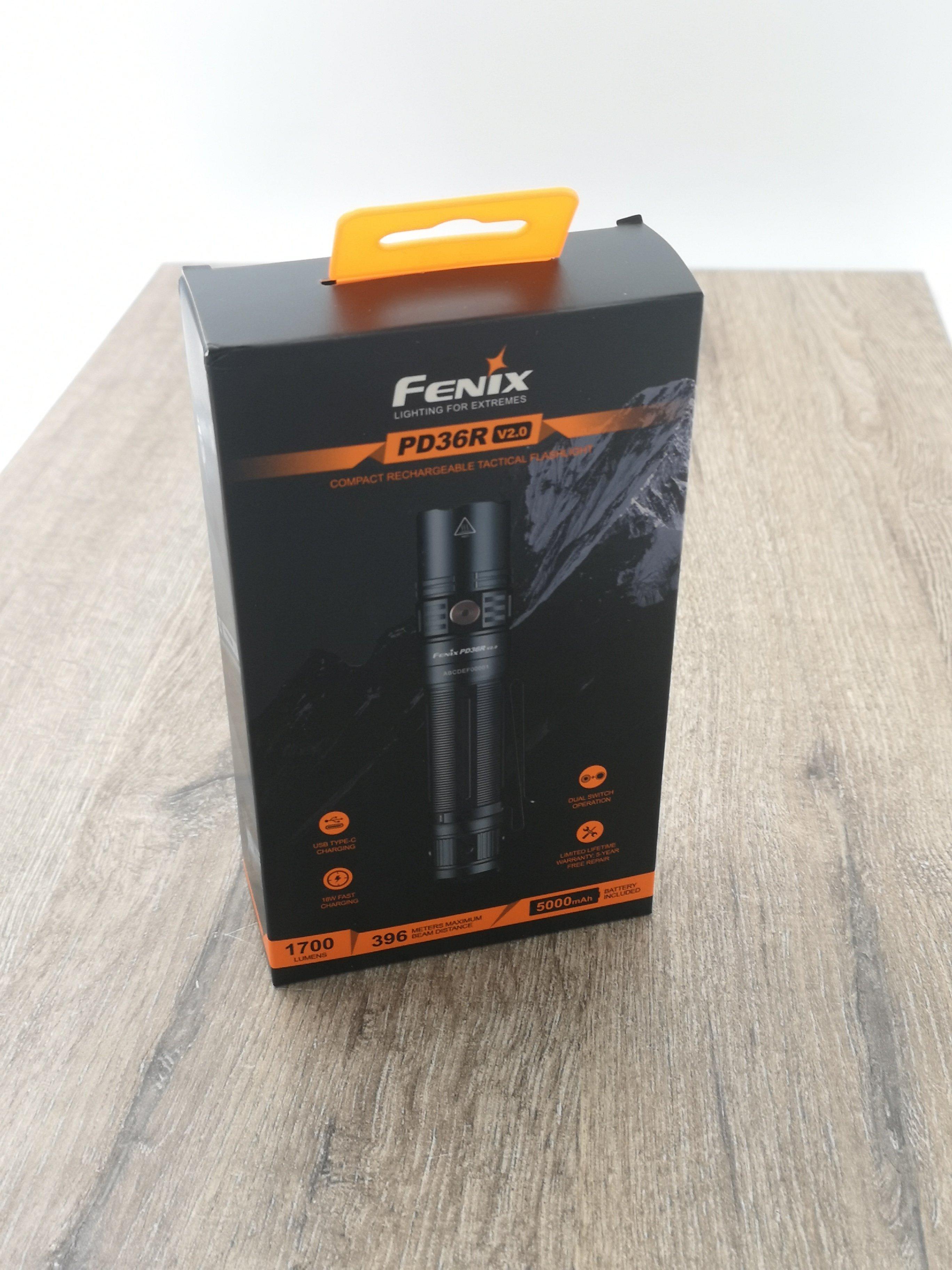 Fenix PD36R V2.0 rechargeable LED flashlight, 1700 lumens | Advantageously shopping at ...