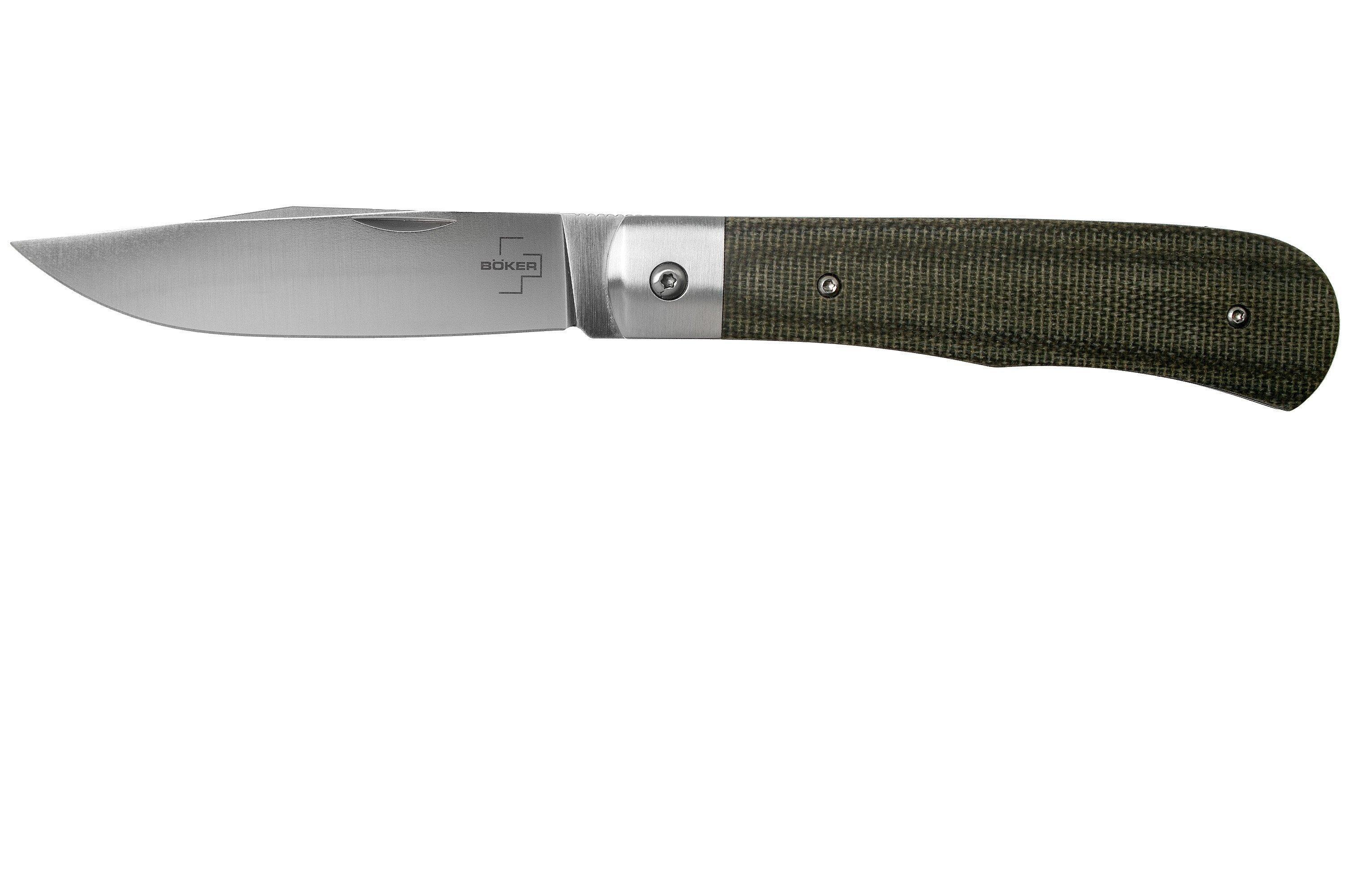 Böker Plus Bonfire Micarta 01BO182 pocket knife | Advantageously ...