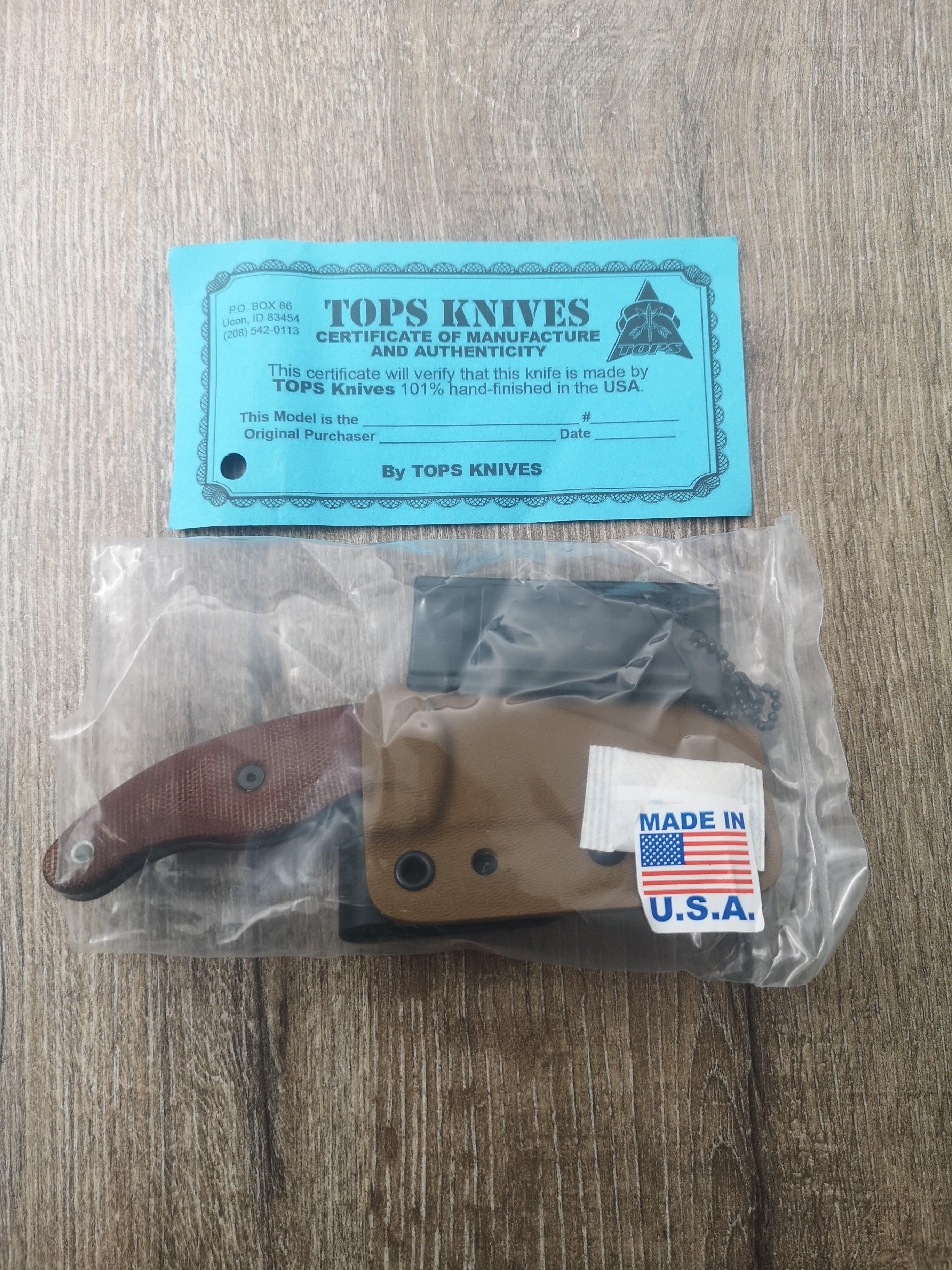 TOPS Knives Little Bugger LILB-01 fixed knife | Advantageously shopping ...