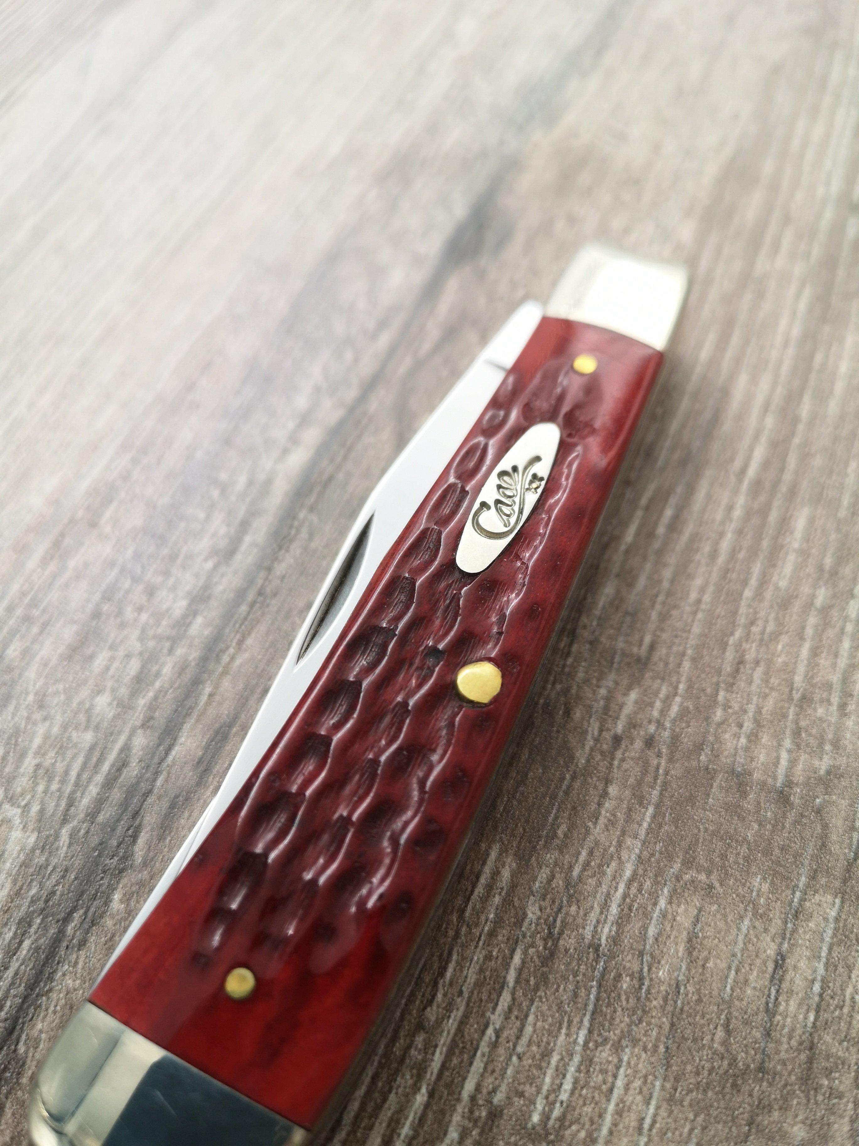 Case Trapper Pocket Worn Old Red Bone, 00783, 6254 SS pocket knife ...