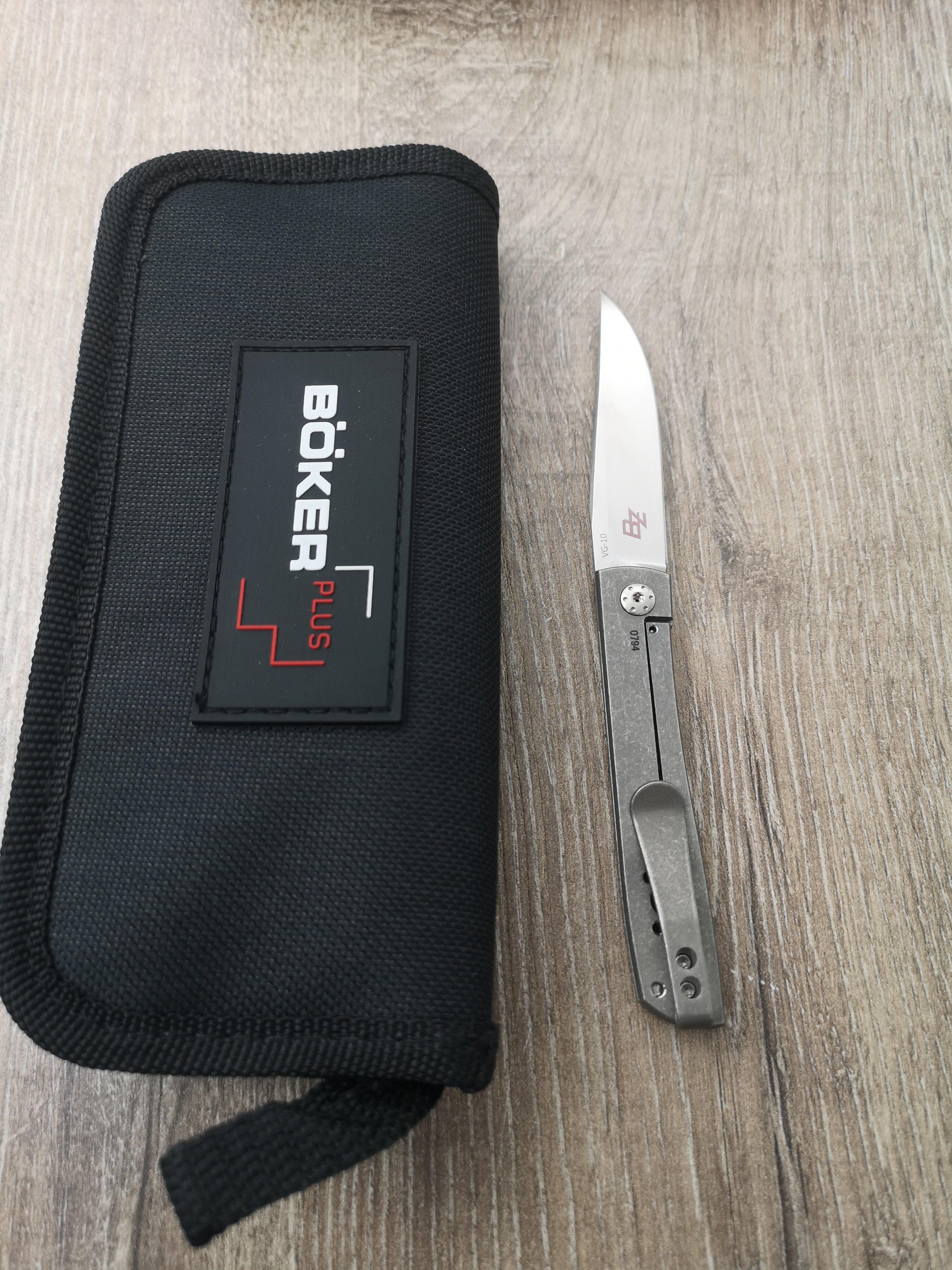 Böker Plus Urban Trapper Petite 42 01BO785 pocket knife, Brad Zinker ...
