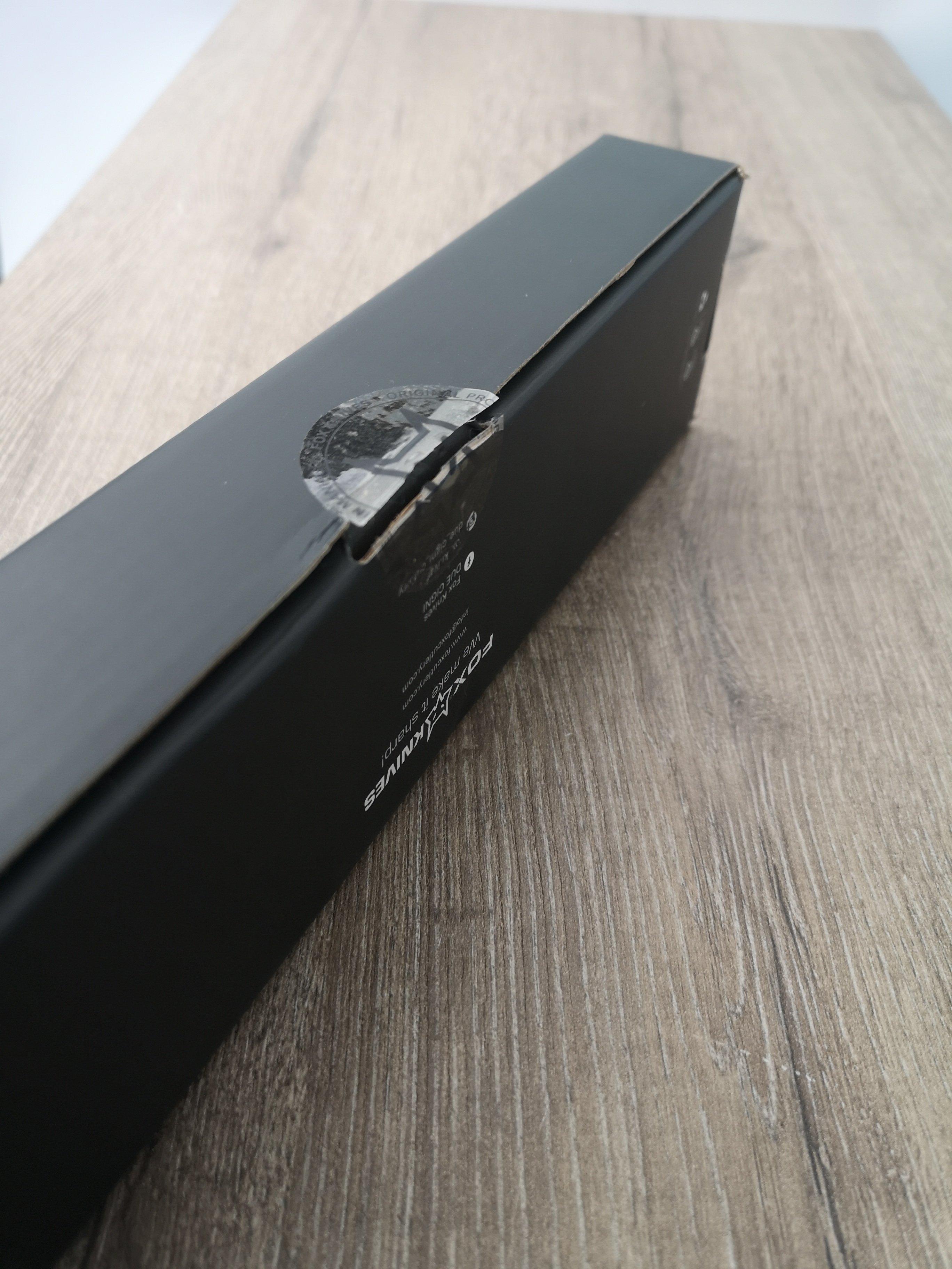 Fox Knives Rifle Ejector FX-663 OL, Olive Wood fixed knife, Raven ...