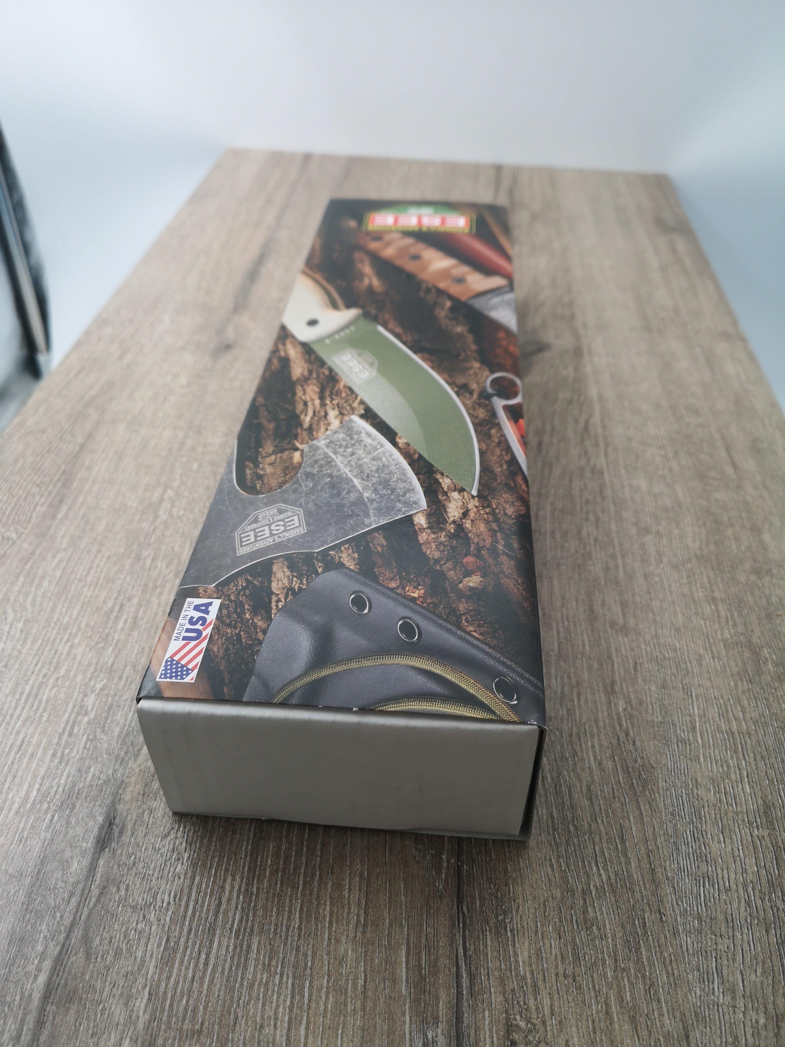 ESEE Model 6 Orange Blade 3D Neon Orange-Black G10 survivalmes 6POR-006 ...