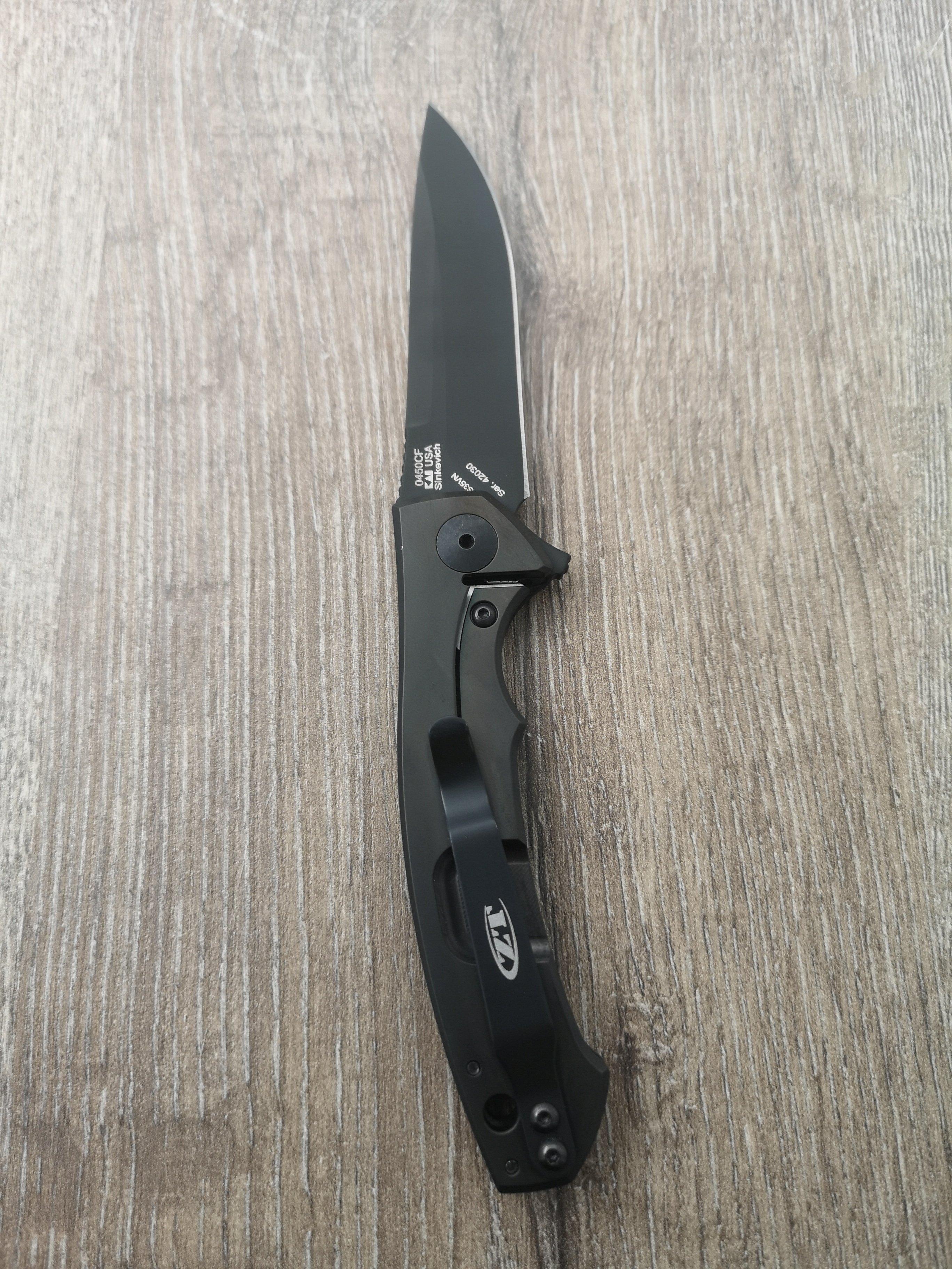 Zero Tolerance 0450CF pocket knife, Sinkevich design | Advantageously ...