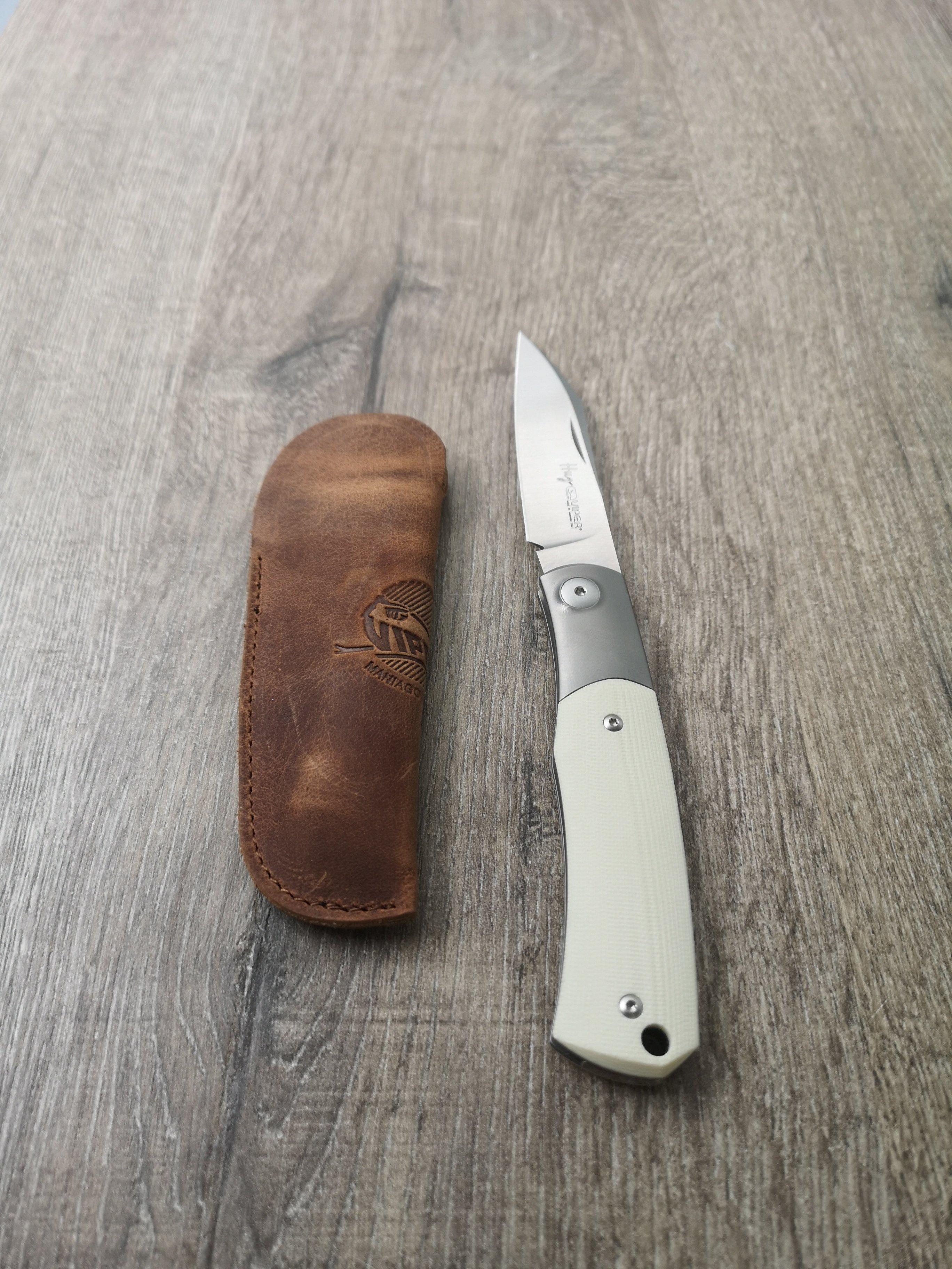 Viper Hug V5992GI Ivory G10 pocket knife, Sacha Thiel design ...