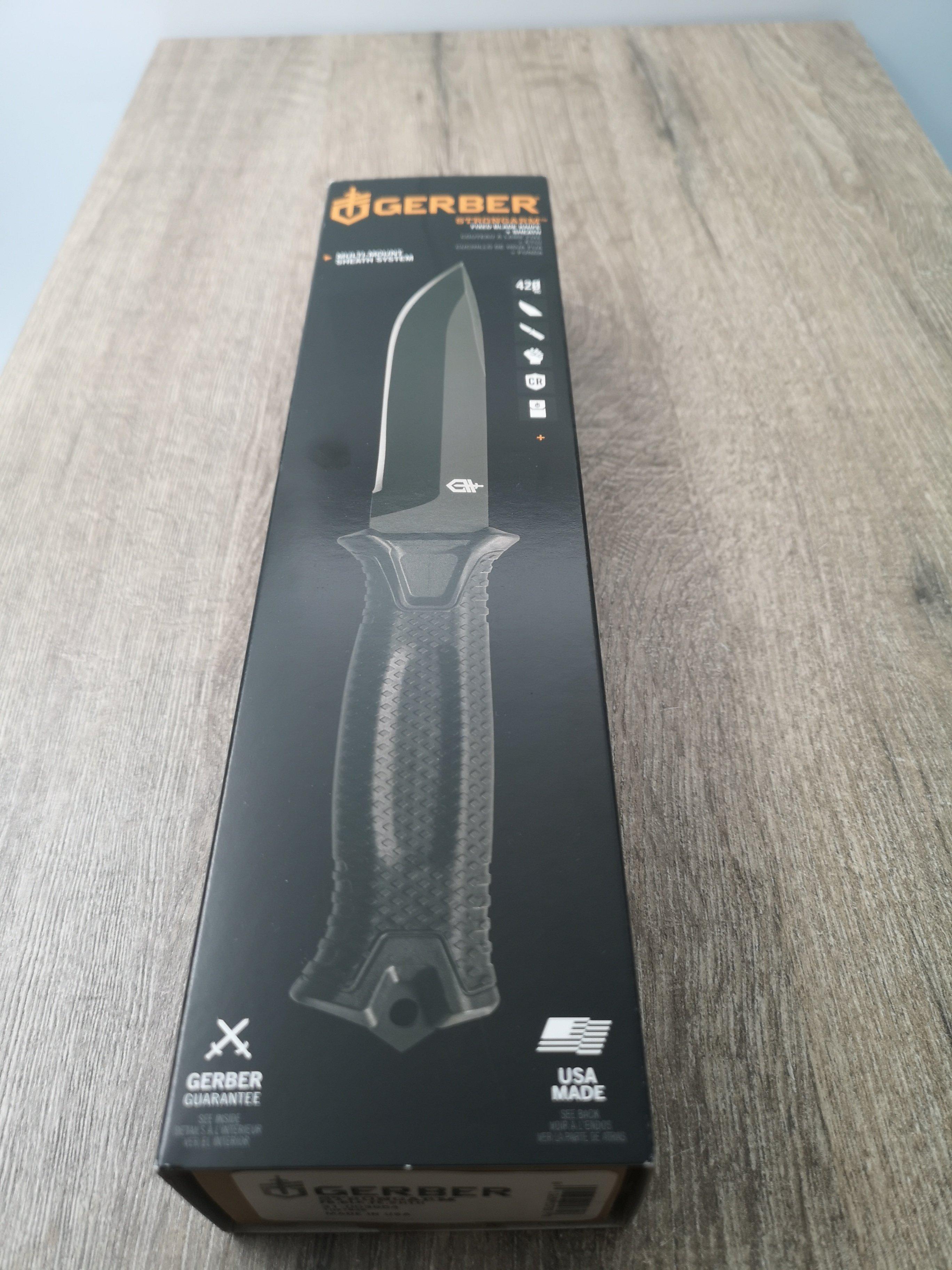 Gerber Strongarm Fixed Blade Black FE 30-001038 fixed knife ...