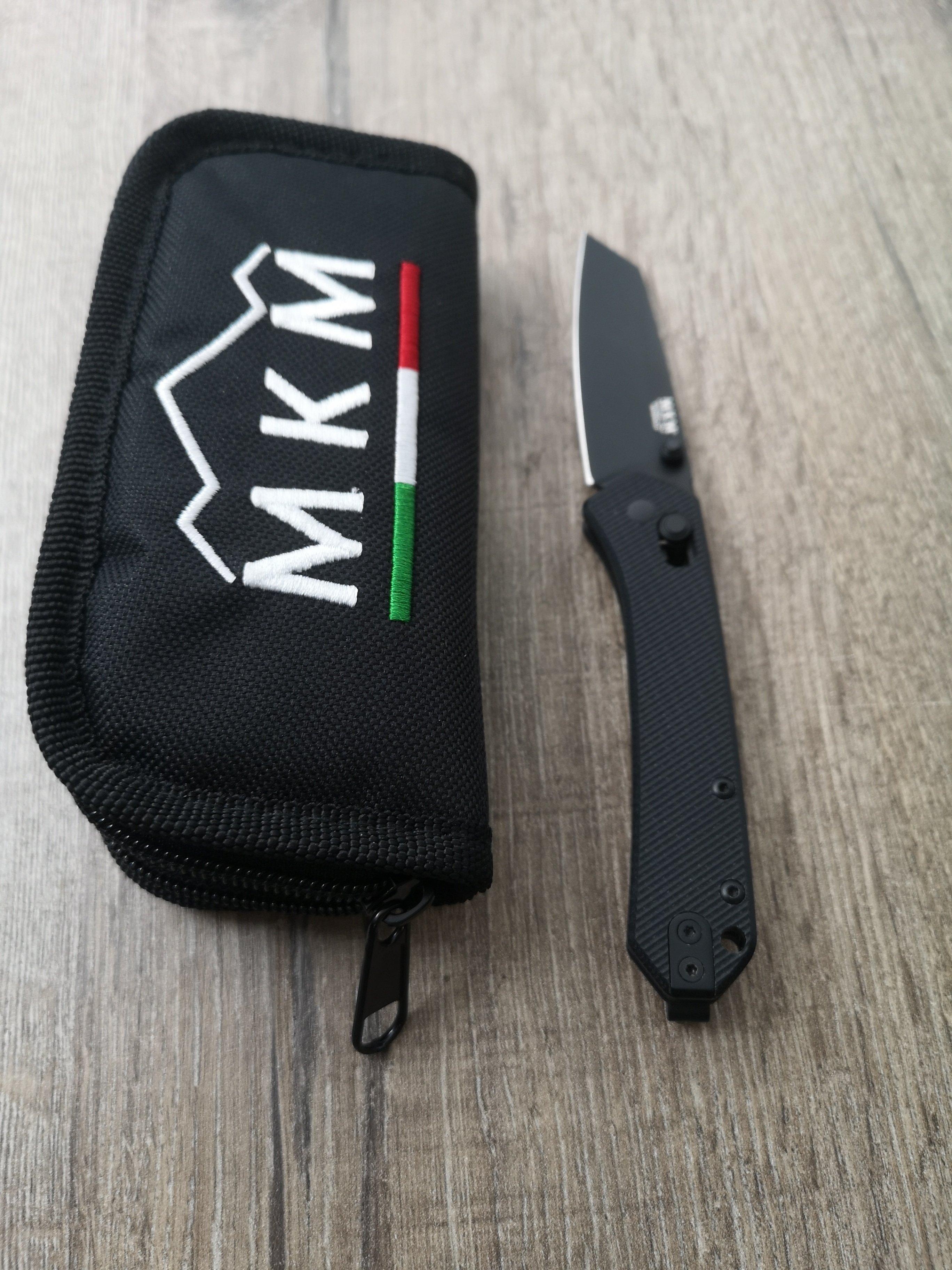 MKM Yipper YP-GBKB Black MagnaCut, Black G10 pocket knife, Ben Petersen ...