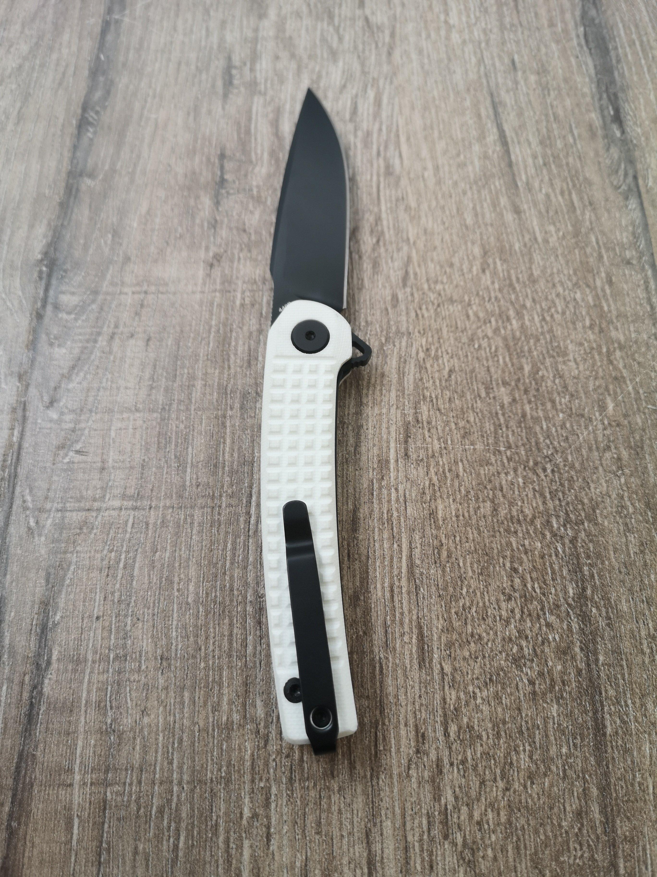 Böker Magnum Empery 01SC090 Black 440B, White G10, pocket knife ...