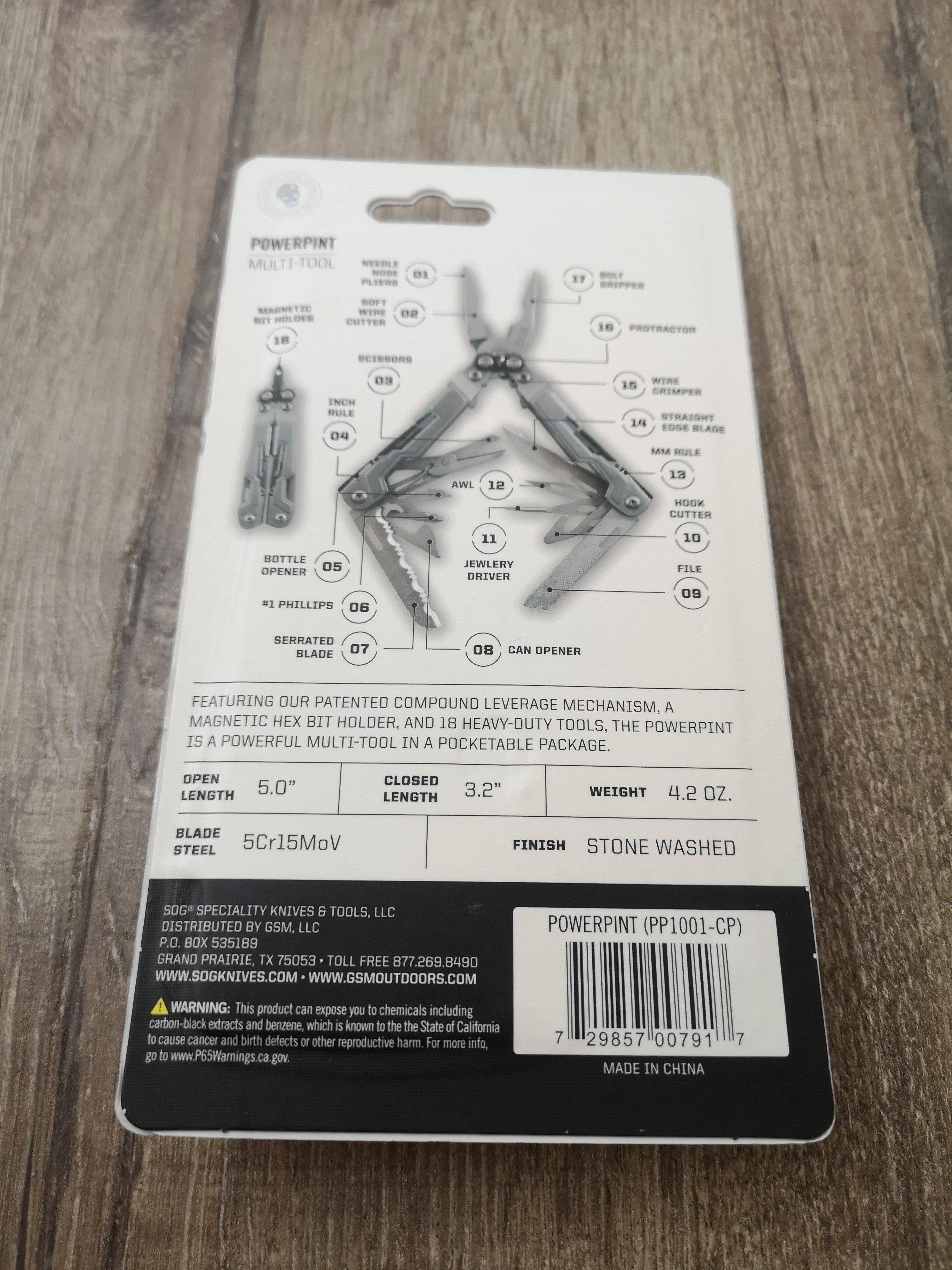 SOG PowerPint PP1001 multi-tool | Advantageously shopping at ...