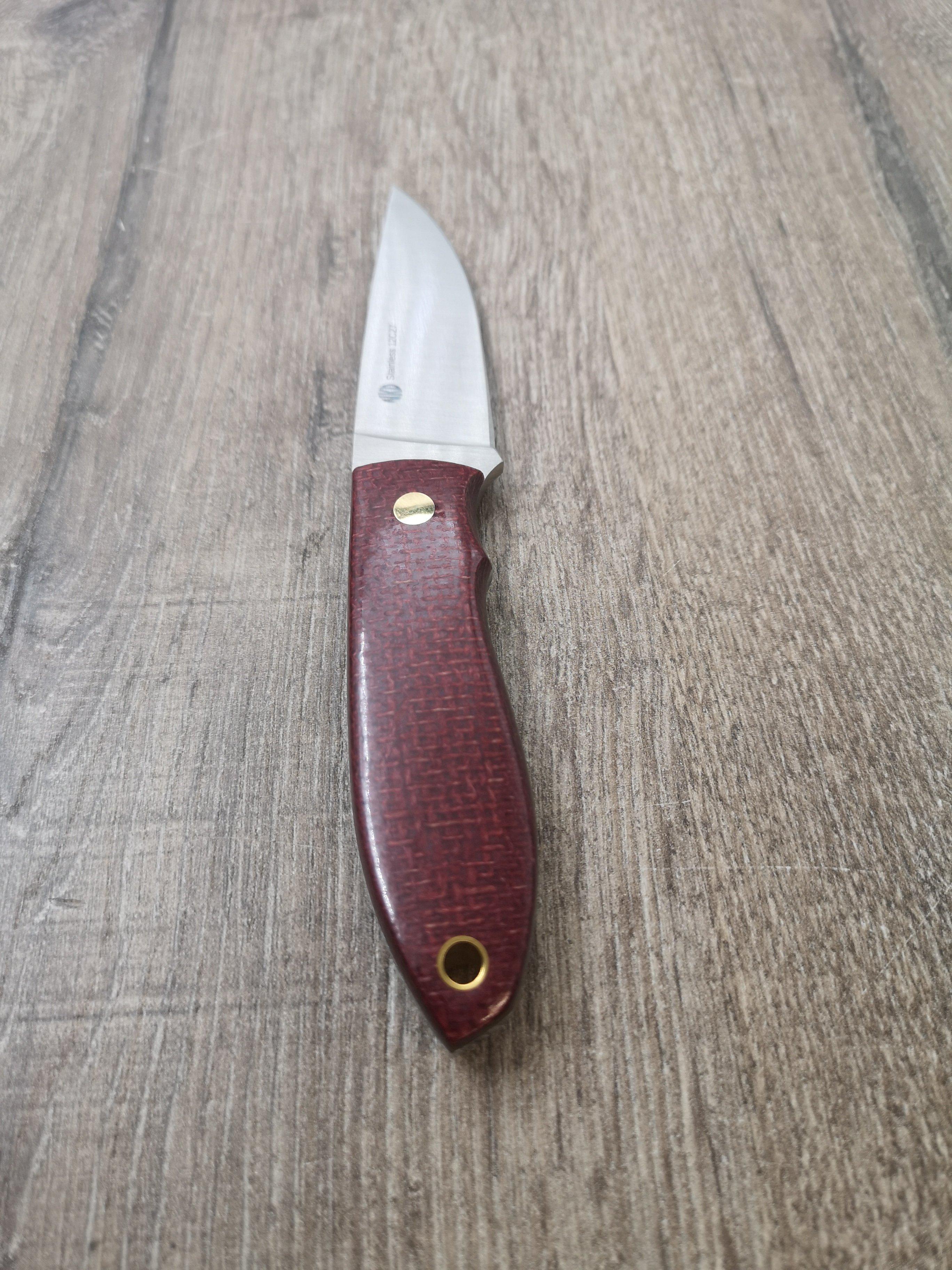Nordic Knife Design Lizard 75 Plum, 2030 fixed knife | Advantageously ...