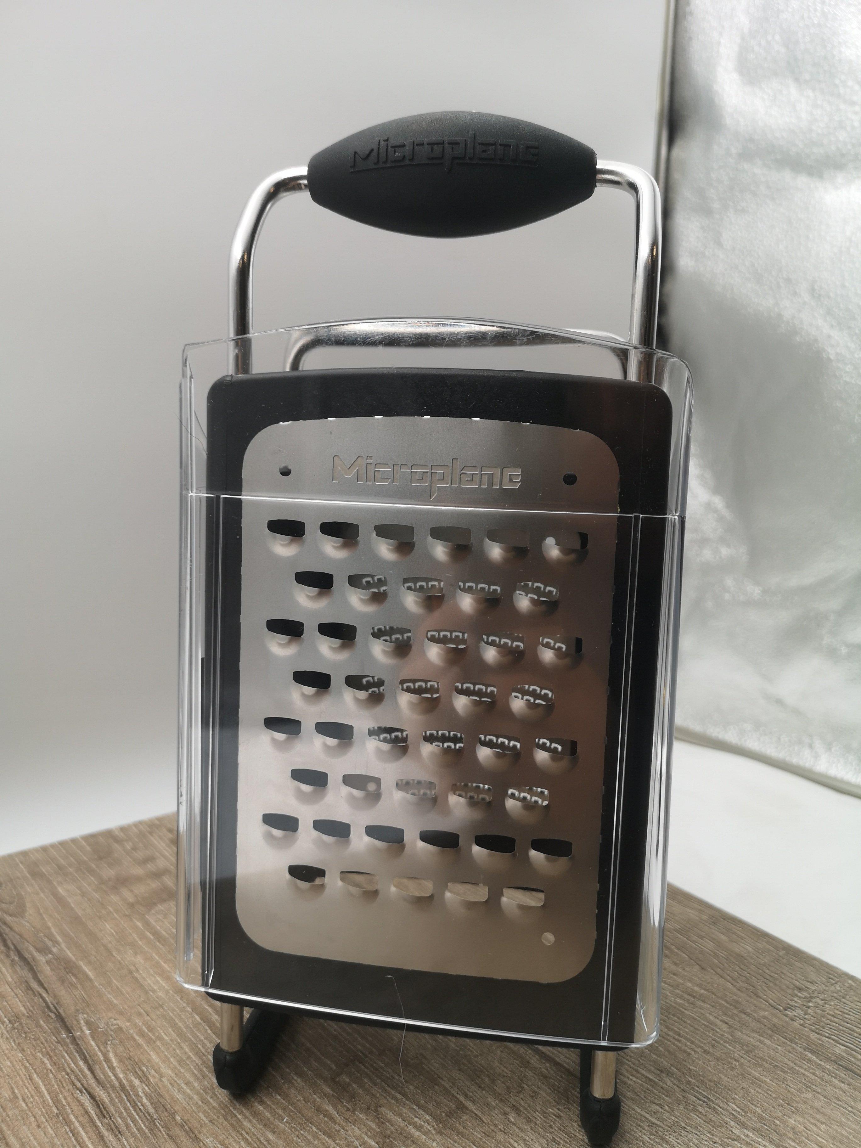 Microplane 4 sided Box Grater black | Advantageously shopping at ...