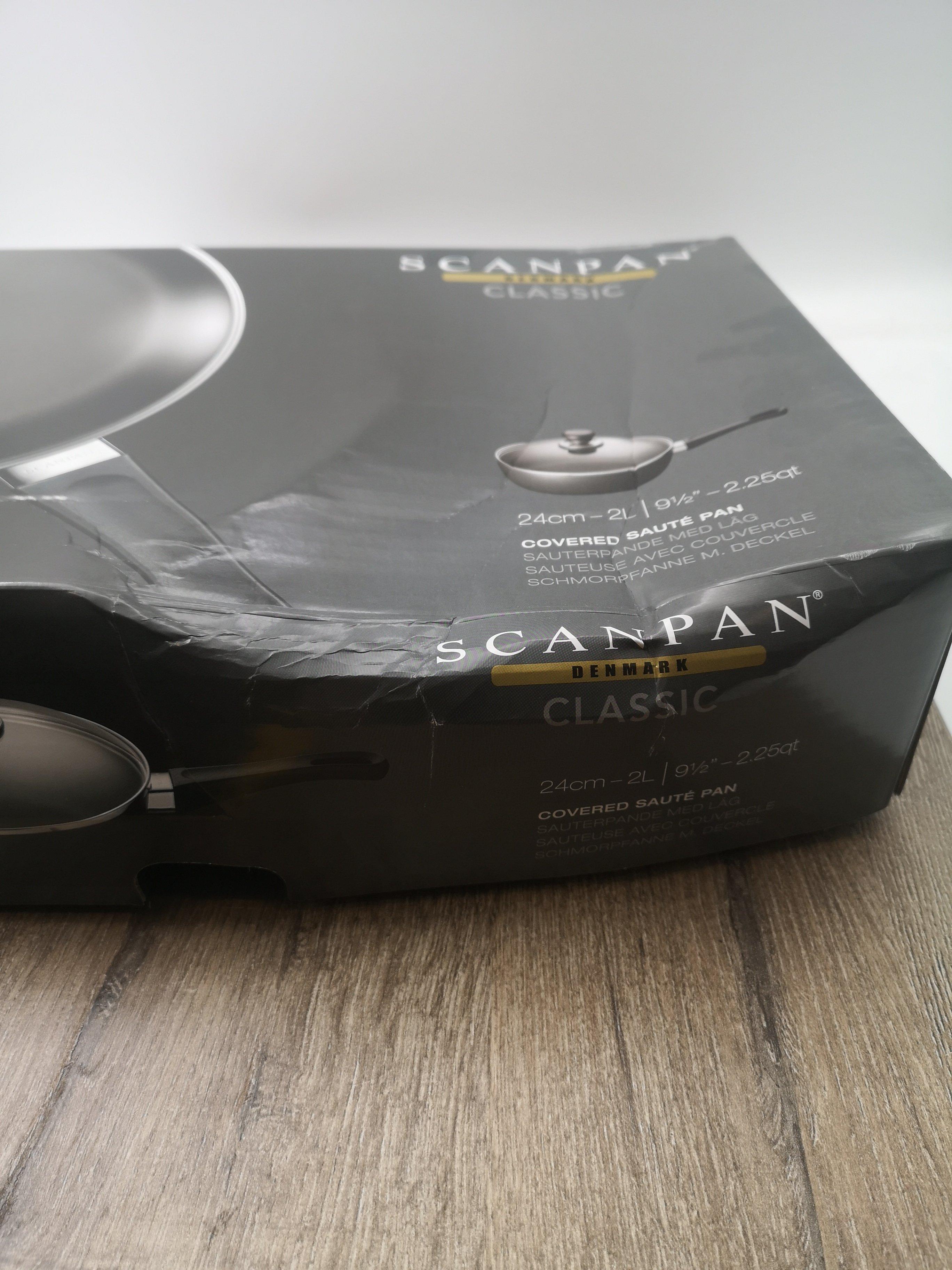 SCANPAN Classic ceramic sauté pan with lid, 24cm | Advantageously ...