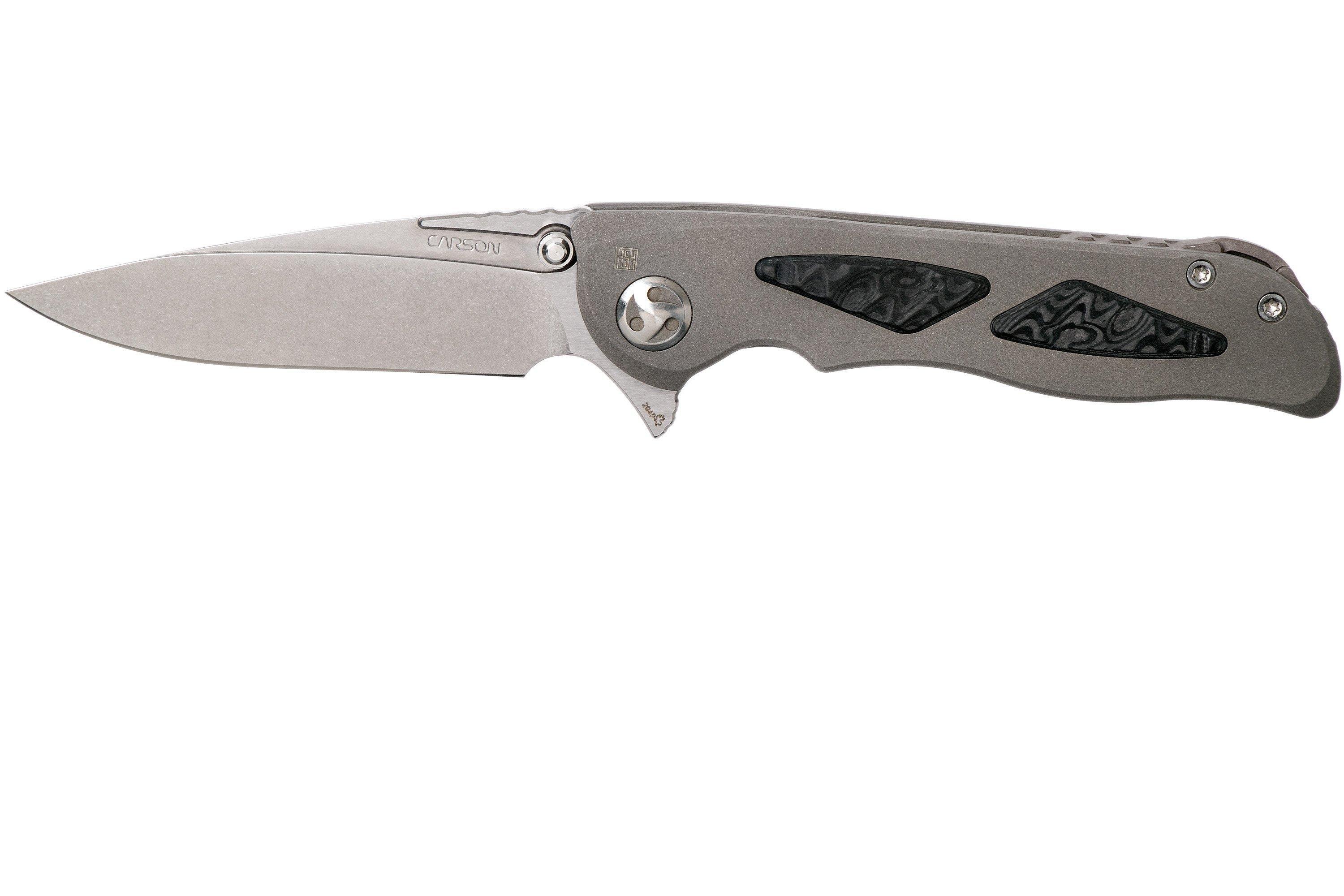 Real Steel Harrier 9461 pocket knife, Carson Huang design ...