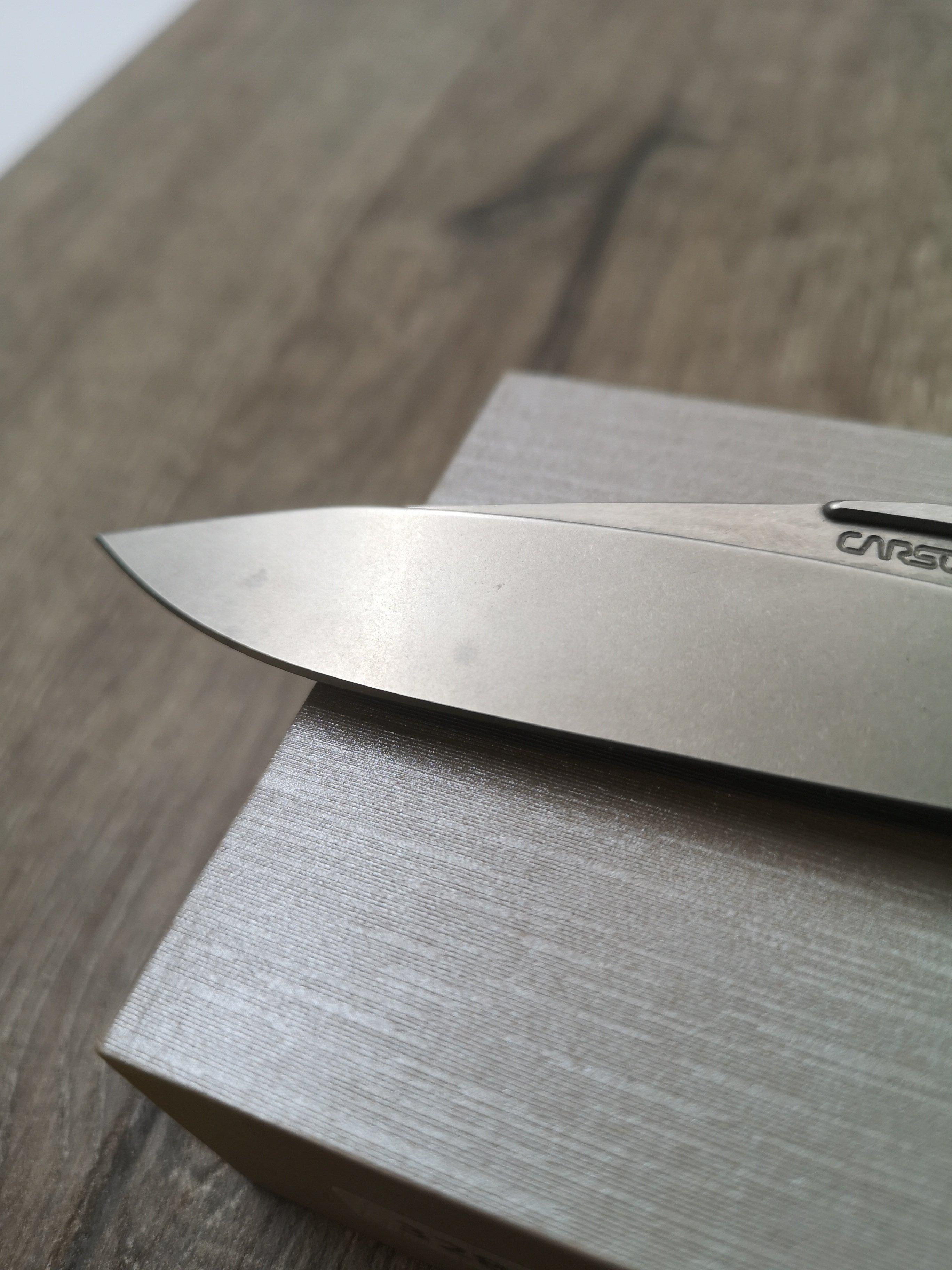 Real Steel Harrier 9461 pocket knife, Carson Huang design ...