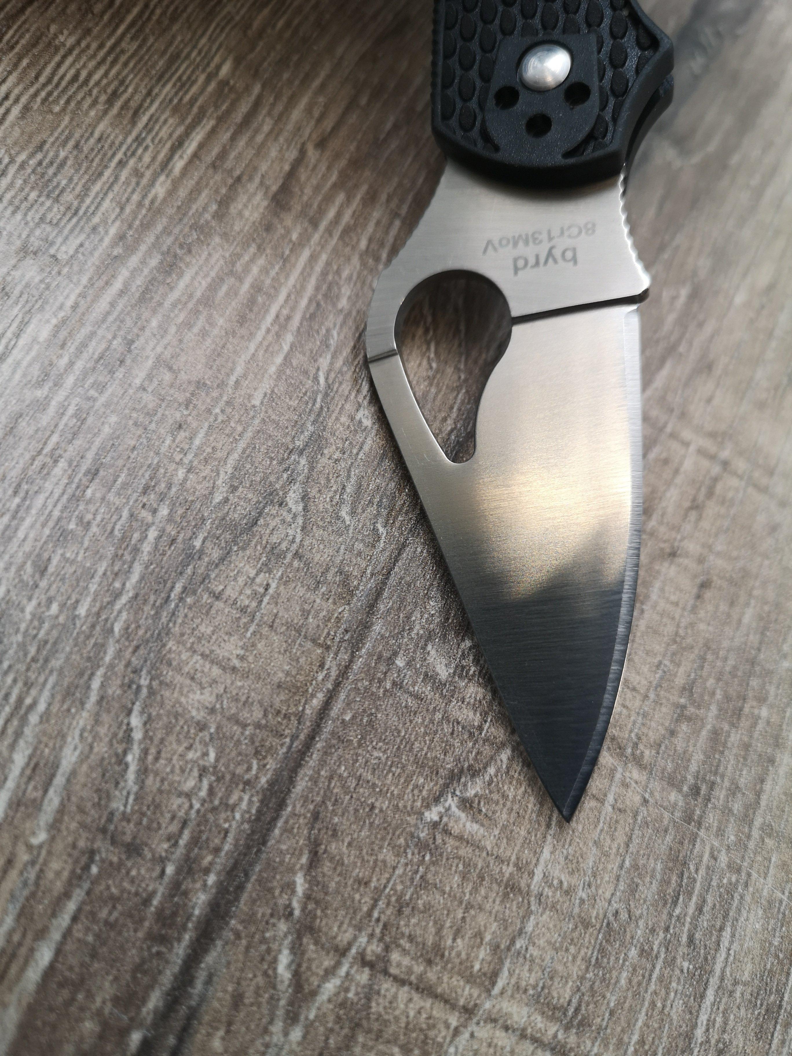 Spyderco Byrd Robin 2 Zwart BY10PBK2 pocket knife | Advantageously ...