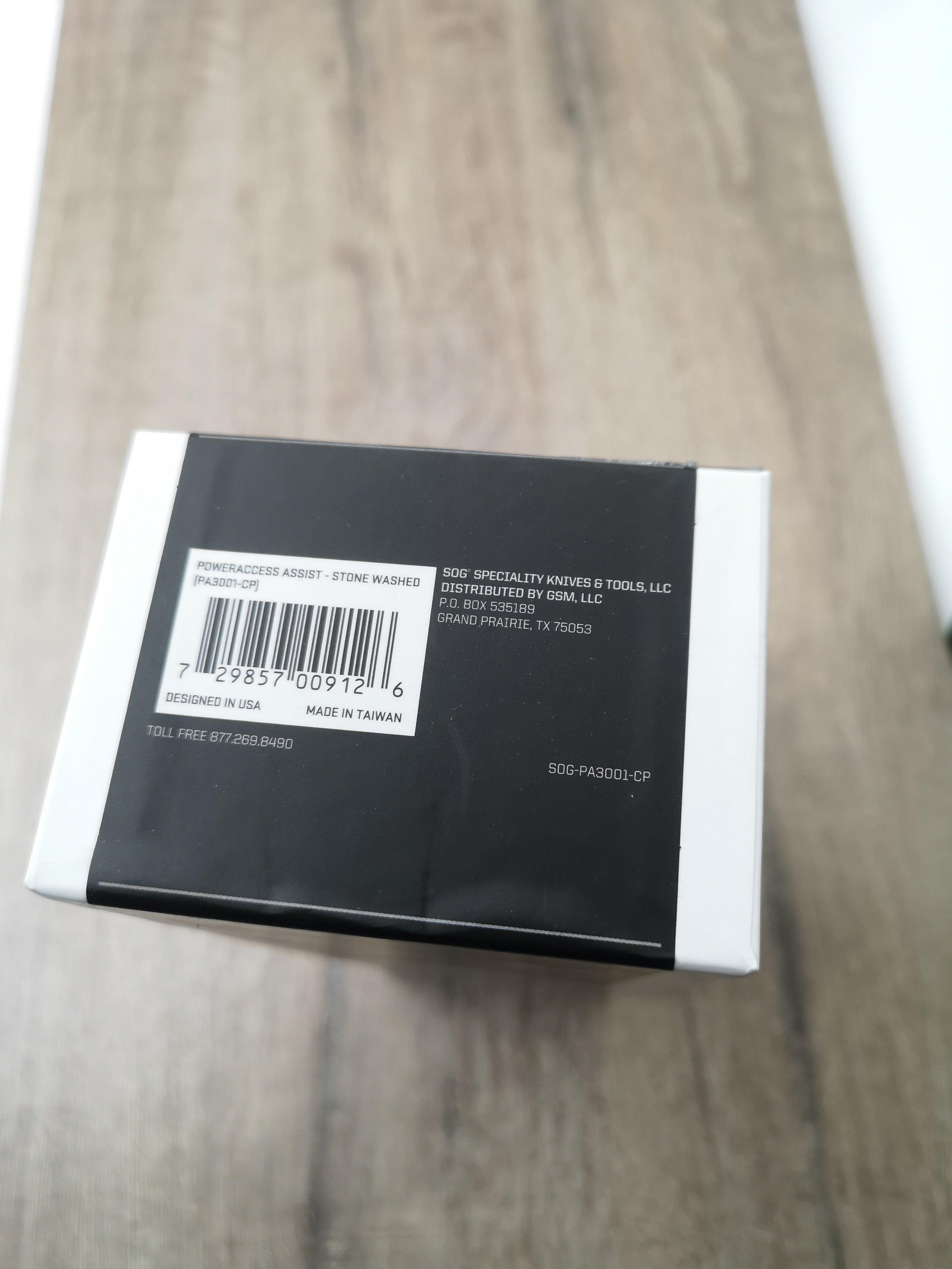 SOG PowerAccess Assist MT Stonewashed PA3001-CP multi-tool ...