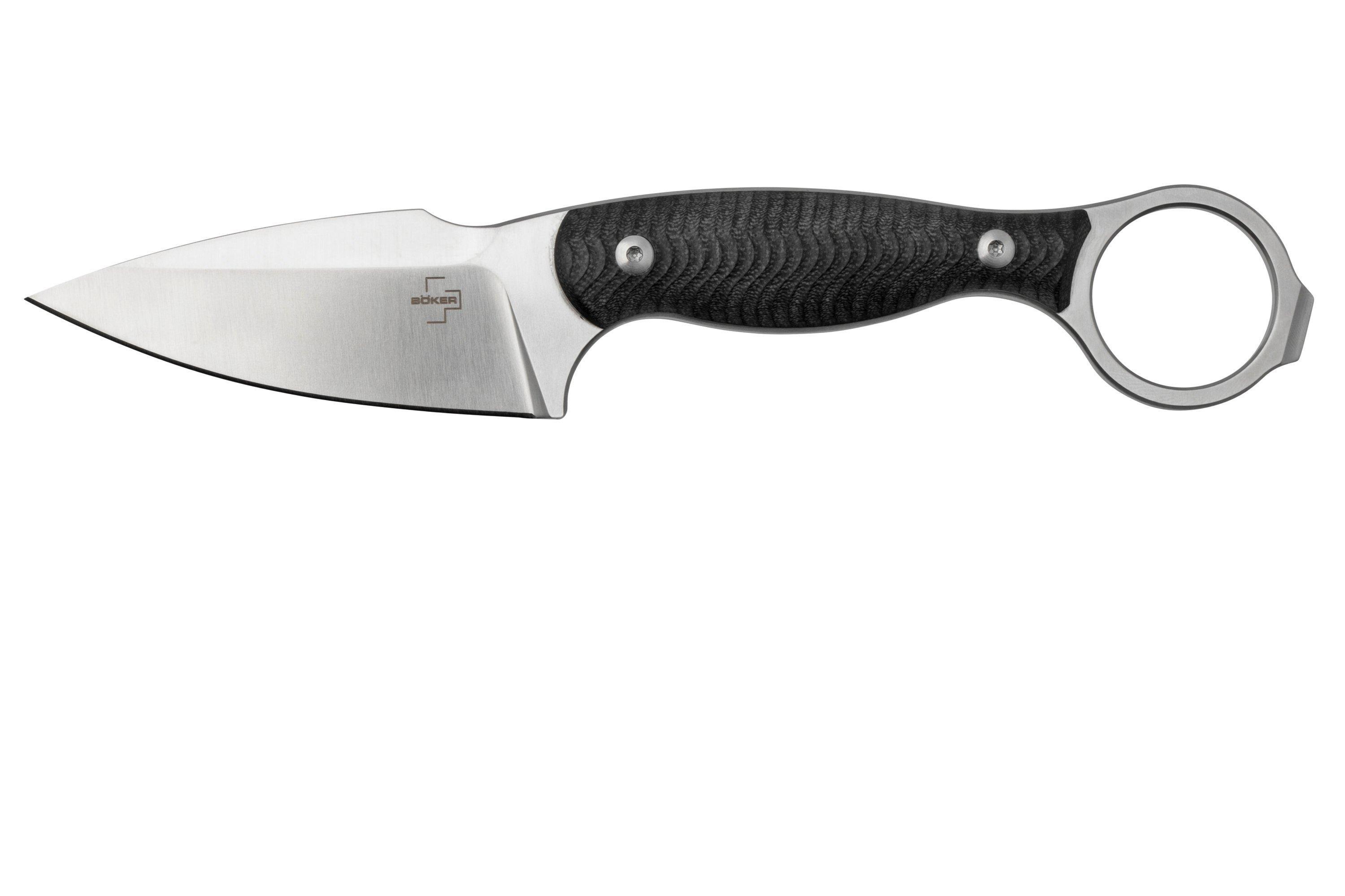Böker Plus Accomplice D2 02BO176 fixed knife, John Gray design ...