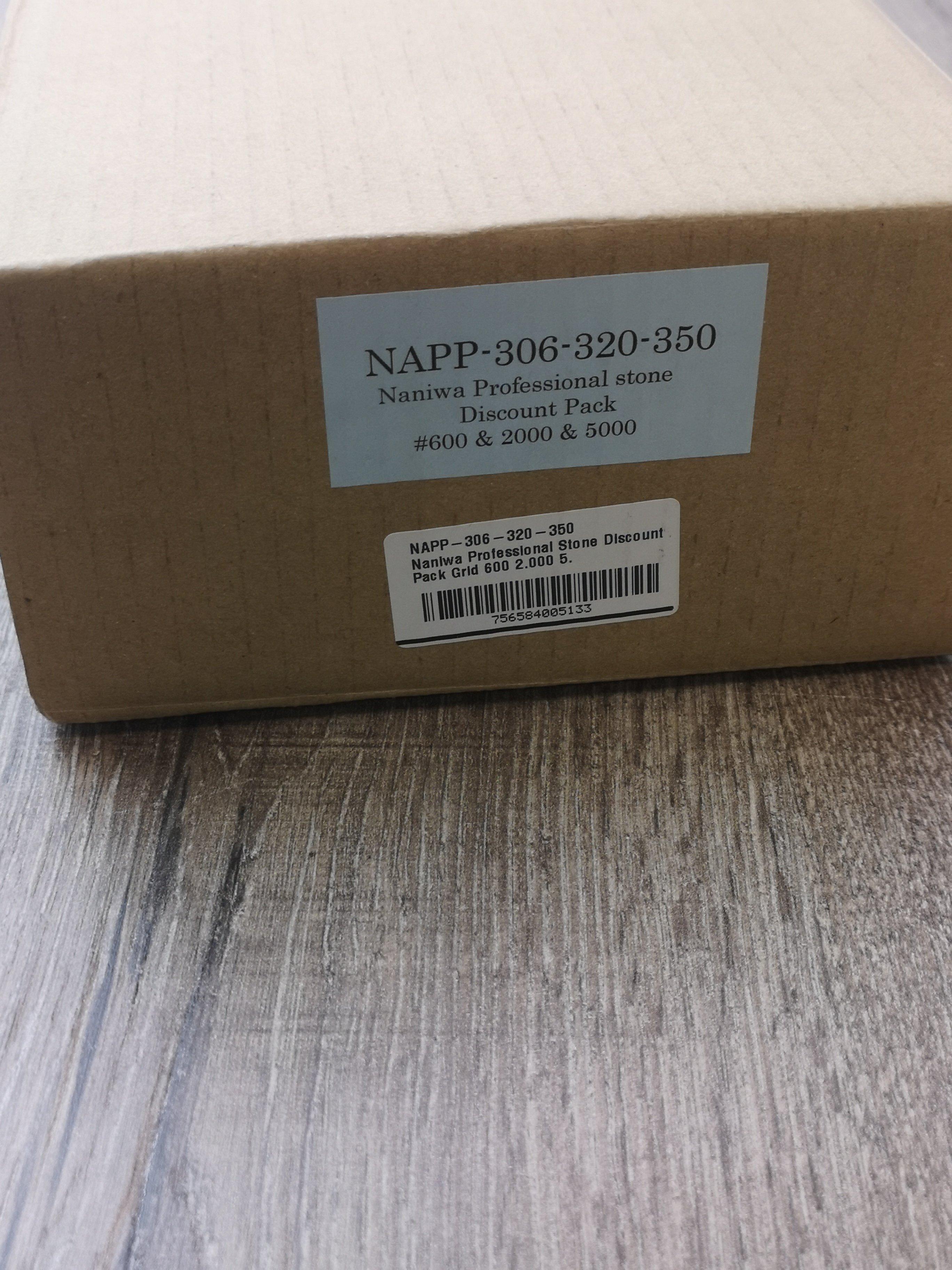 Package deal Naniwa Chocera Pro whetstones, grit 600 / 2000 / 5000 | Advantageously shopping at ...