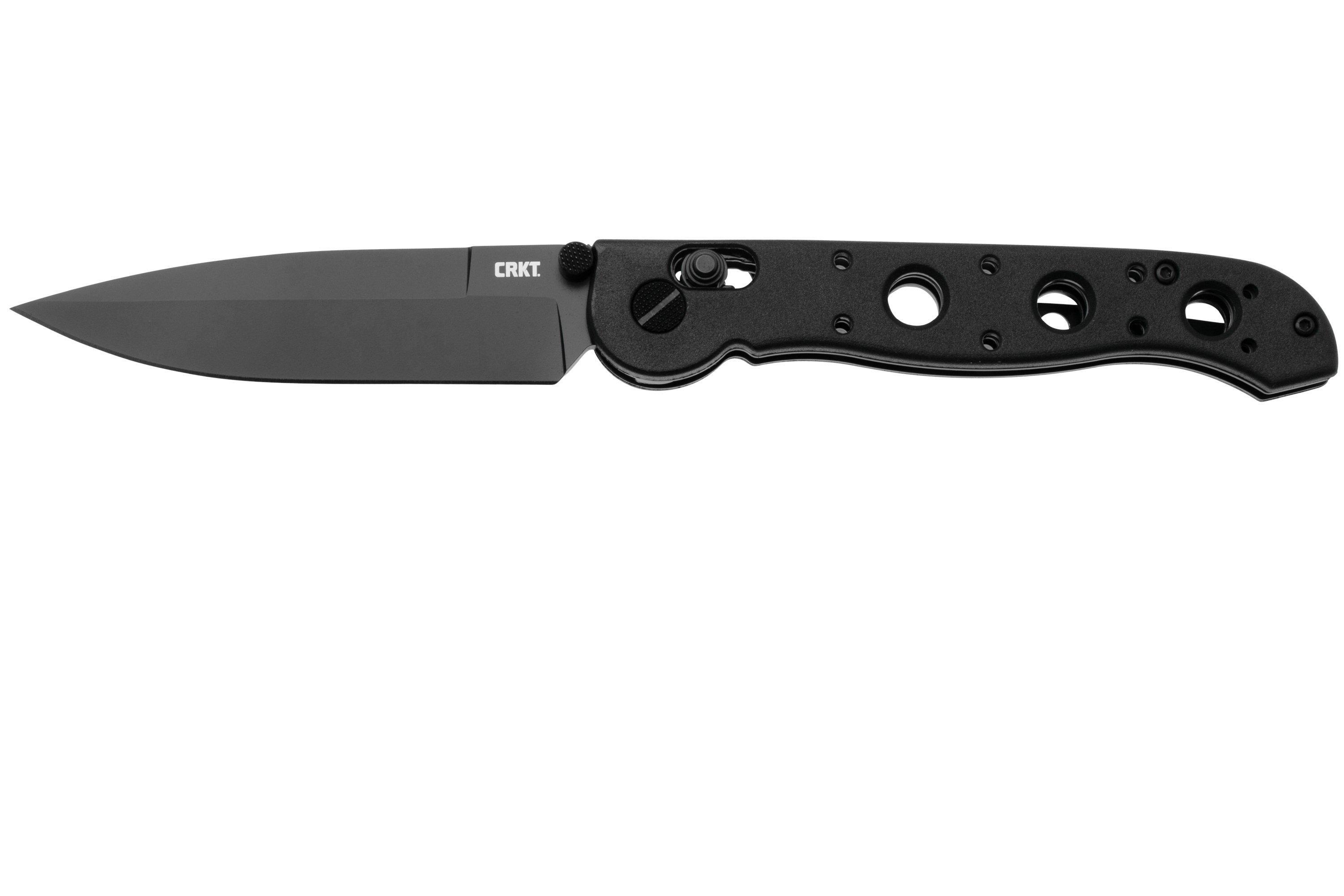 CRKT M16 Crossbar Lock Spear Point M16-03XK Black EDP D2, Black Grivory ...