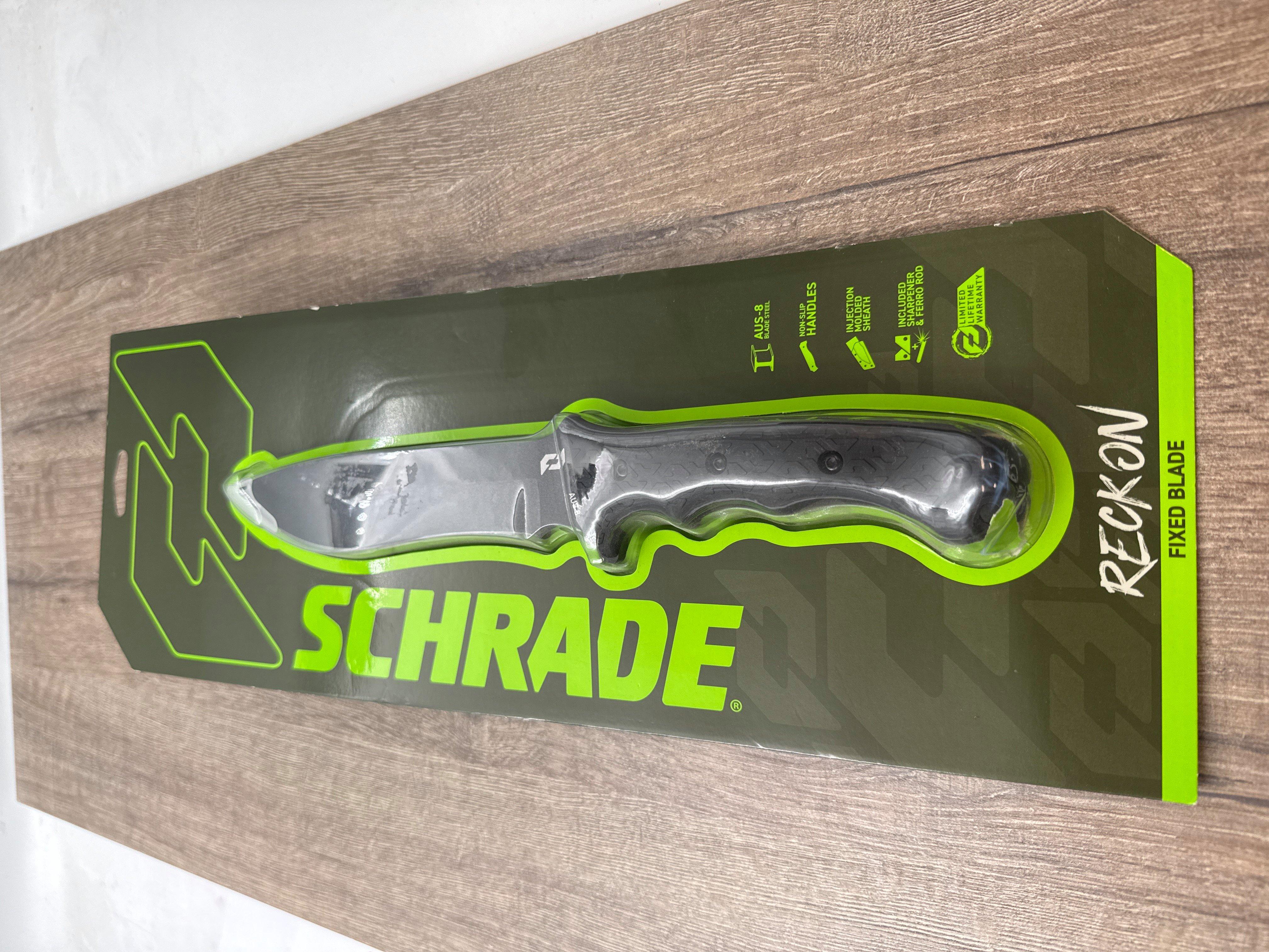 Schrade Reckon 651000, schwarz, feststehendes Messer | Günstiger ...